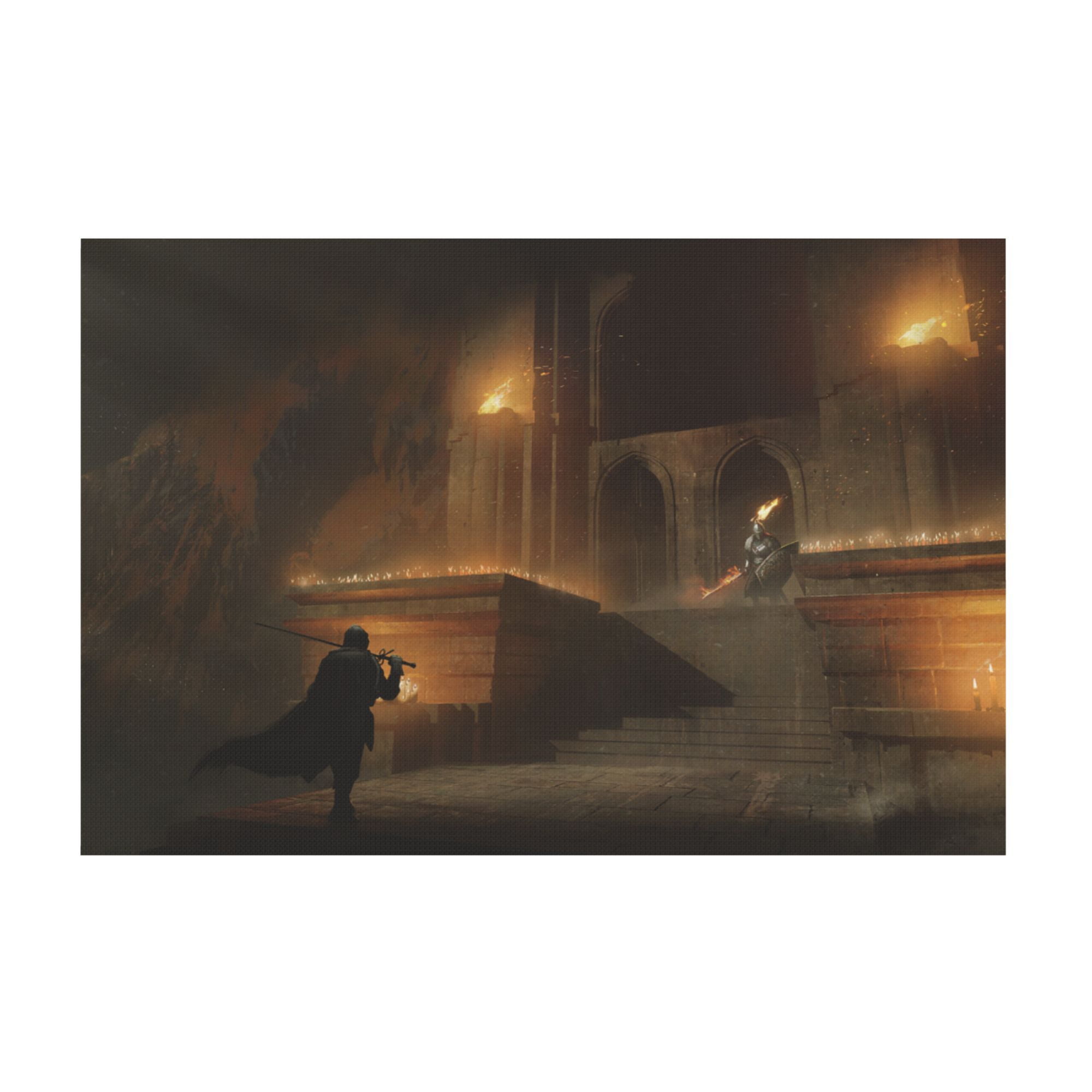Qingyee Game Canvas Poster Polyester Multi Size Decorative Poster,Dark ...