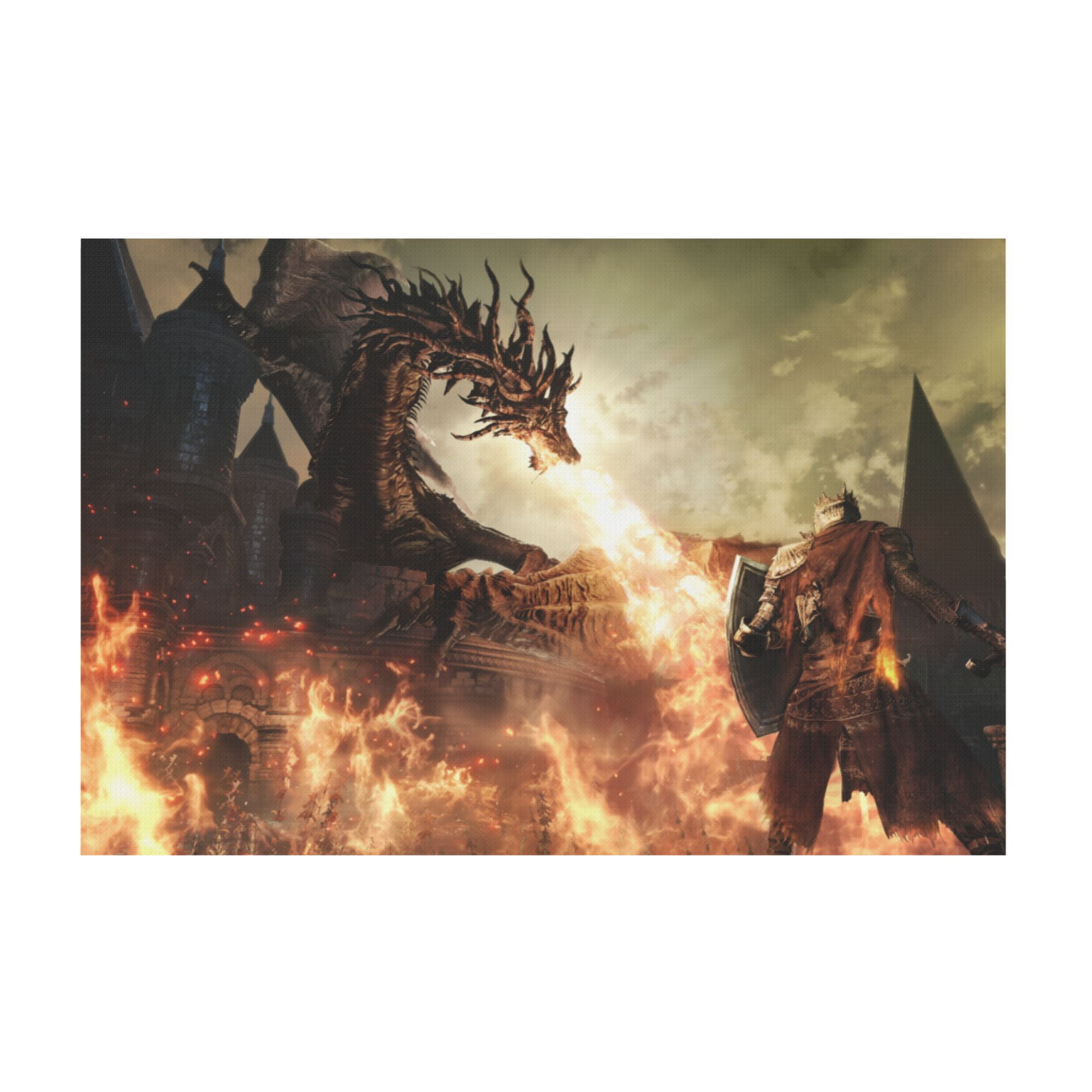 Qingyee Game Canvas Poster Polyester Multi Size Decorative Poster,Dark ...