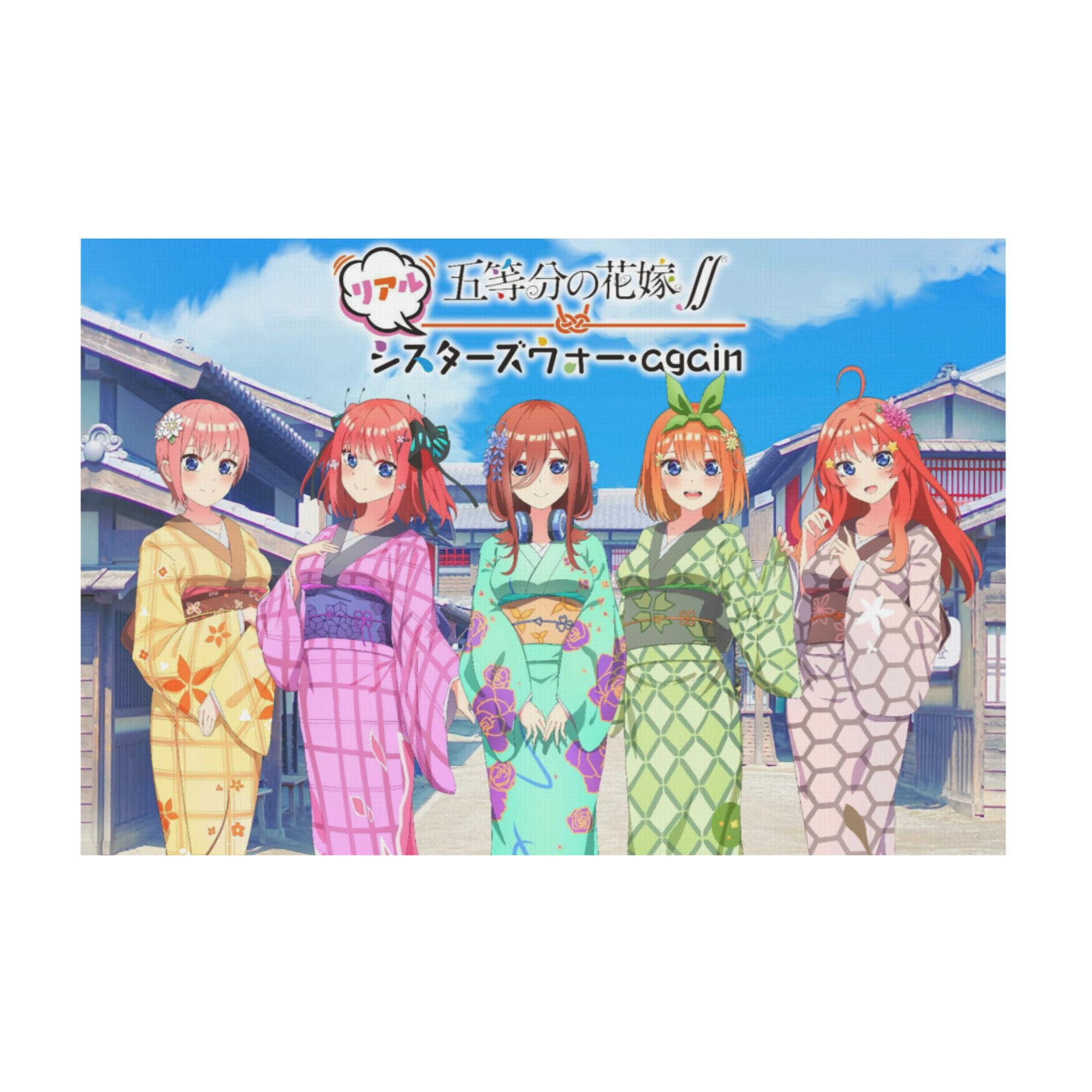Qingyee The Quintessential Quintuplets Anime Canvas Print Poster Wall ...