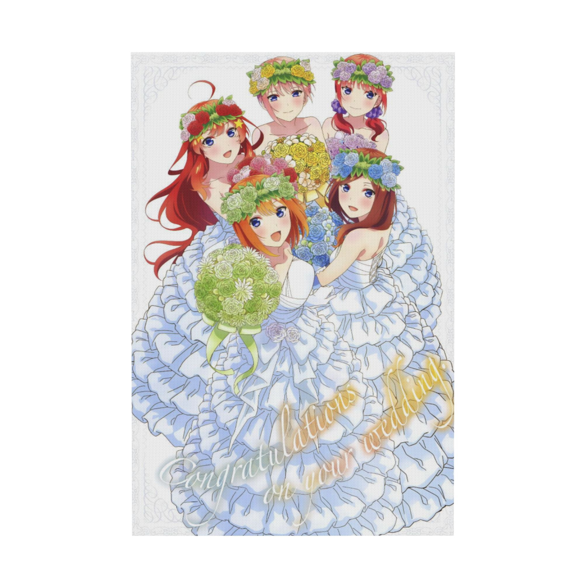 Qingyee The Quintessential Quintuplets Anime Canvas Print Poster Wall ...