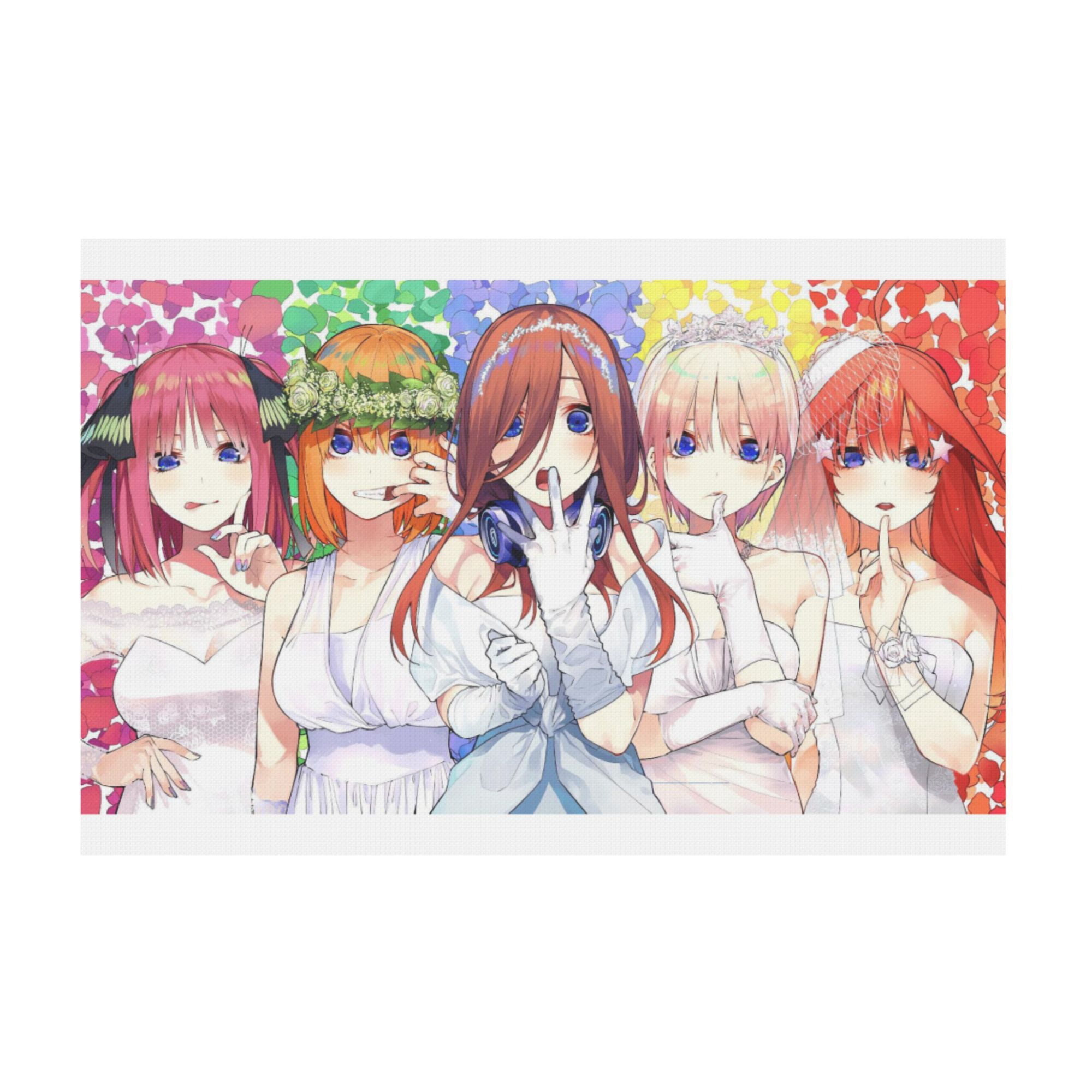 Qingyee The Quintessential Quintuplets Anime Canvas Print Poster Wall ...