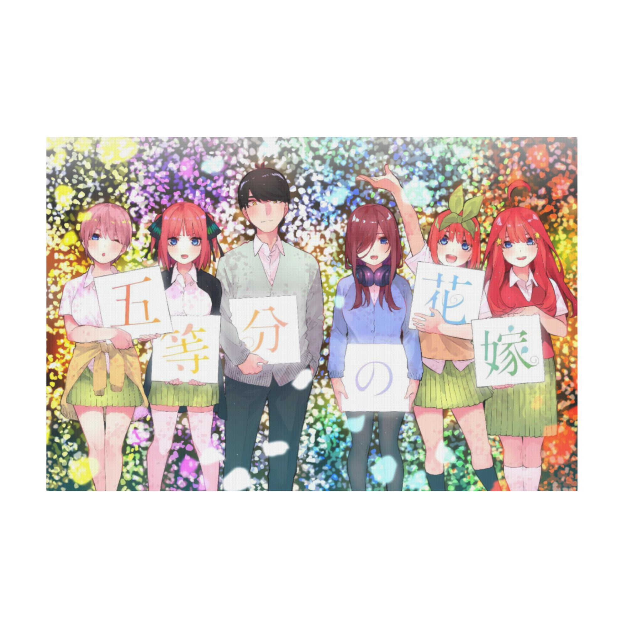 Qingyee The Quintessential Quintuplets Anime Canvas Print Poster Wall ...