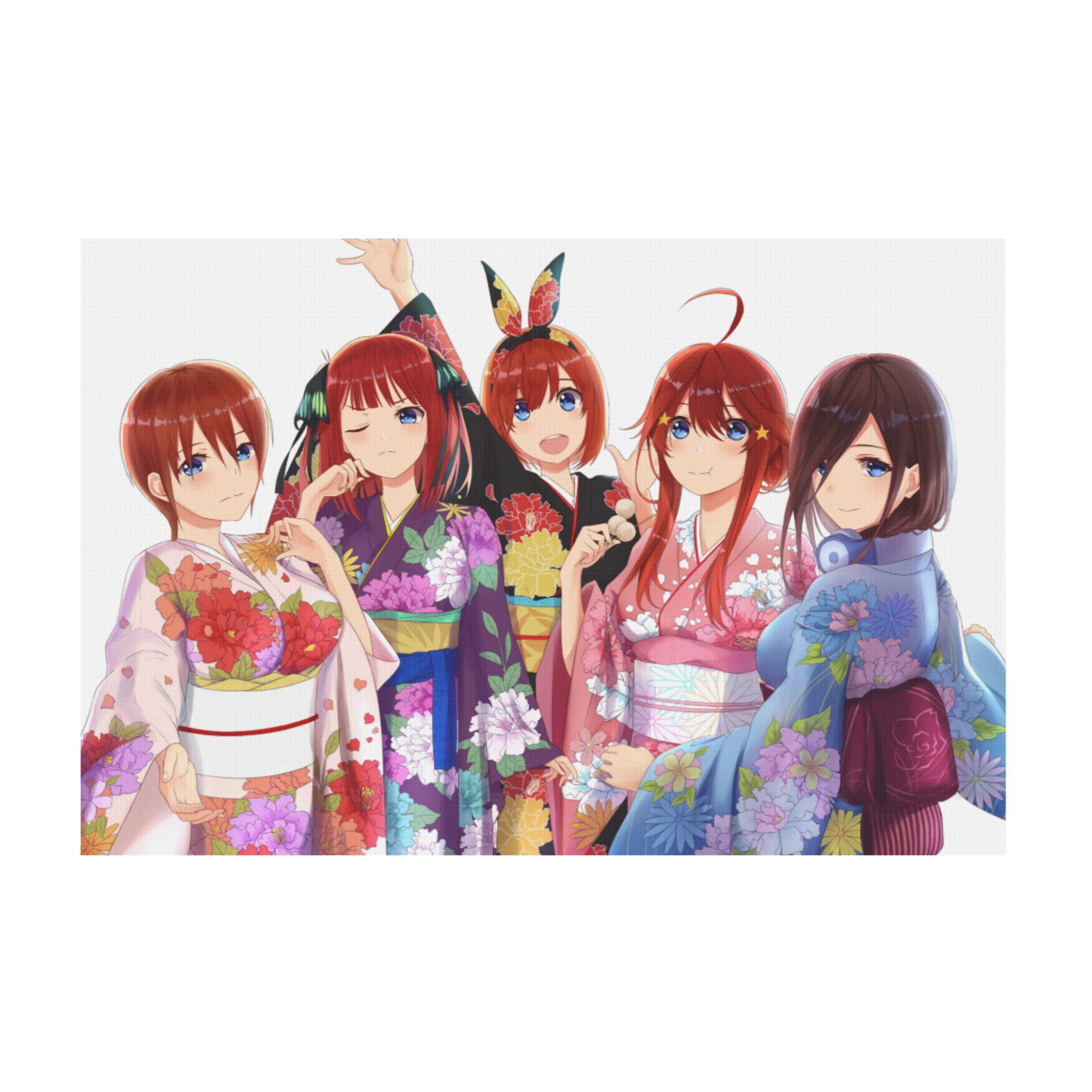 Qingyee The Quintessential Quintuplets Anime Canvas Print Poster Wall ...