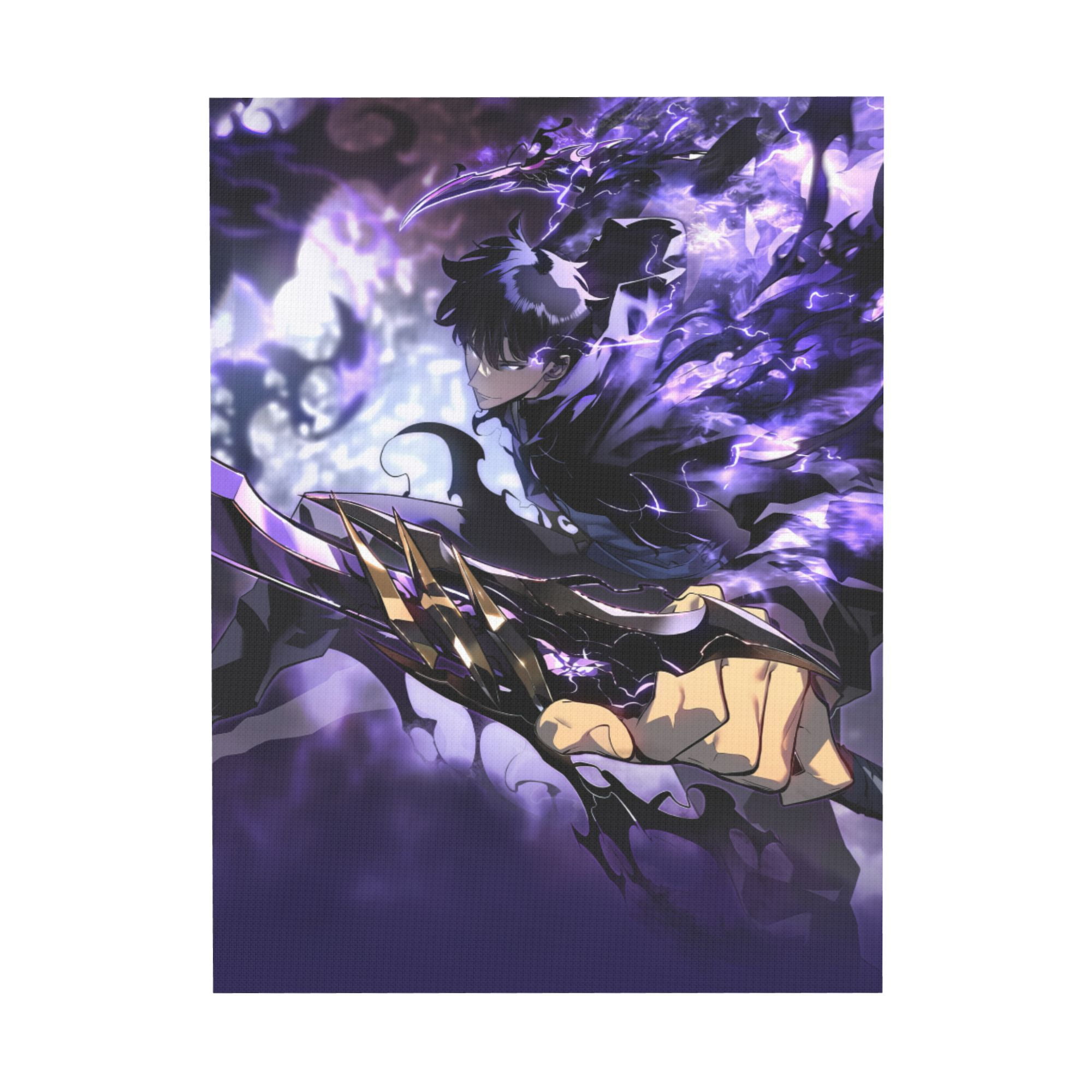 Qingyee Solo Leveling Poster,Anime Canvas Poster Polyester Multi Size ...