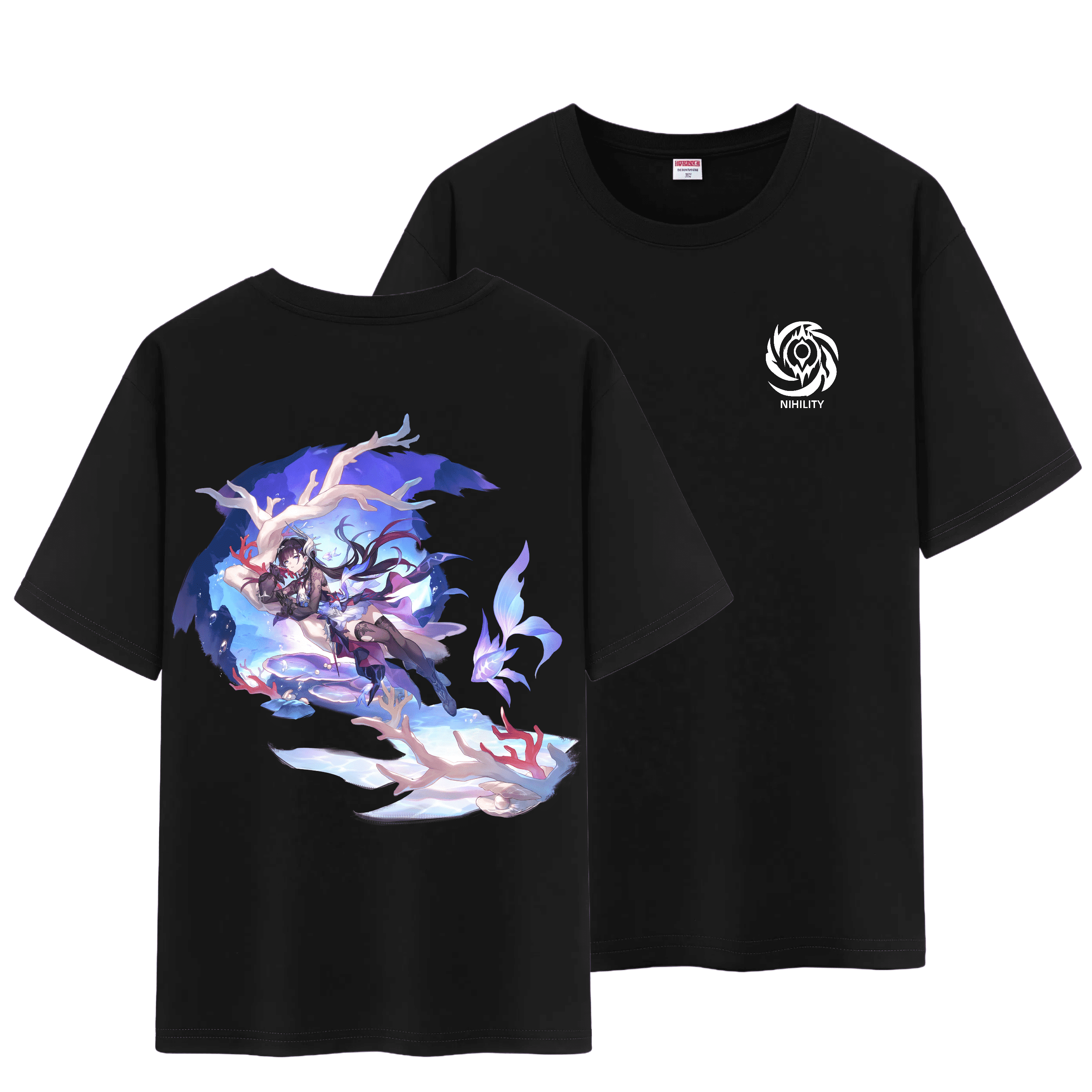 Qingyee Unisex Honkai Star Rail Splash Art and Path Double Side Graphic ...