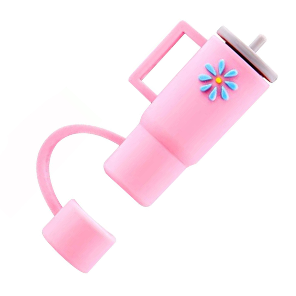 Qino Silicone Straw Covers Caps Sturdy and Non Toxic Straw Tips Lids ...