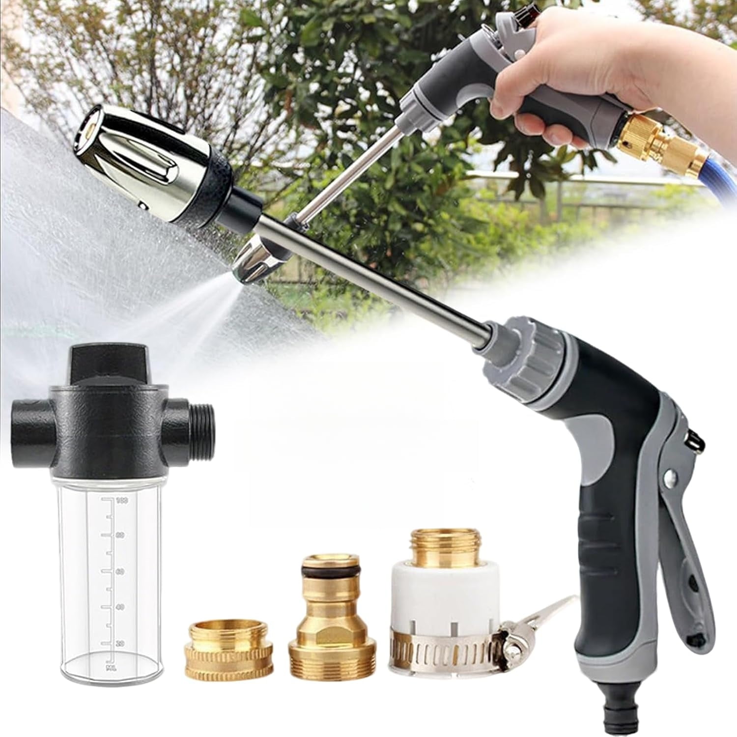 Qinux WaterBlitz High-Pressure Gun, Waterblitz Pressure Washer, Water Blitz Power Washer, Muit ...