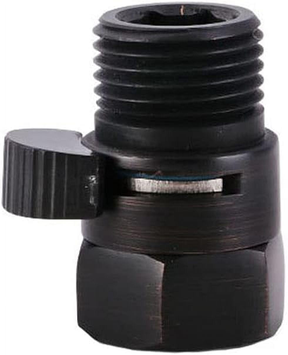 Qinwuwu Head Shut Off Valve Water Flow Control with Brass Handle On Off ...