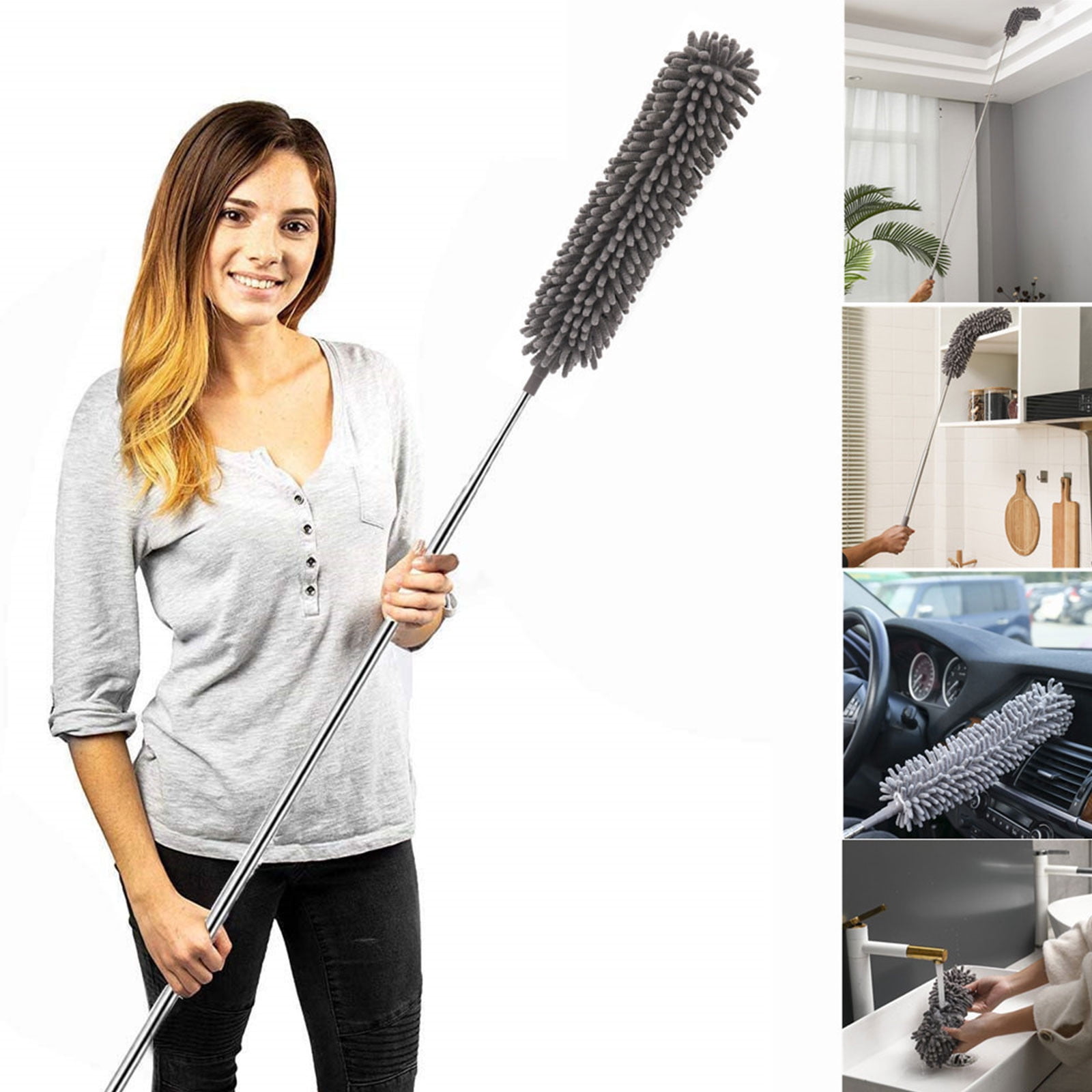 Qiopertar 10 Days of Cleaning Dusters For Cleaning High Ceiling Fan ...