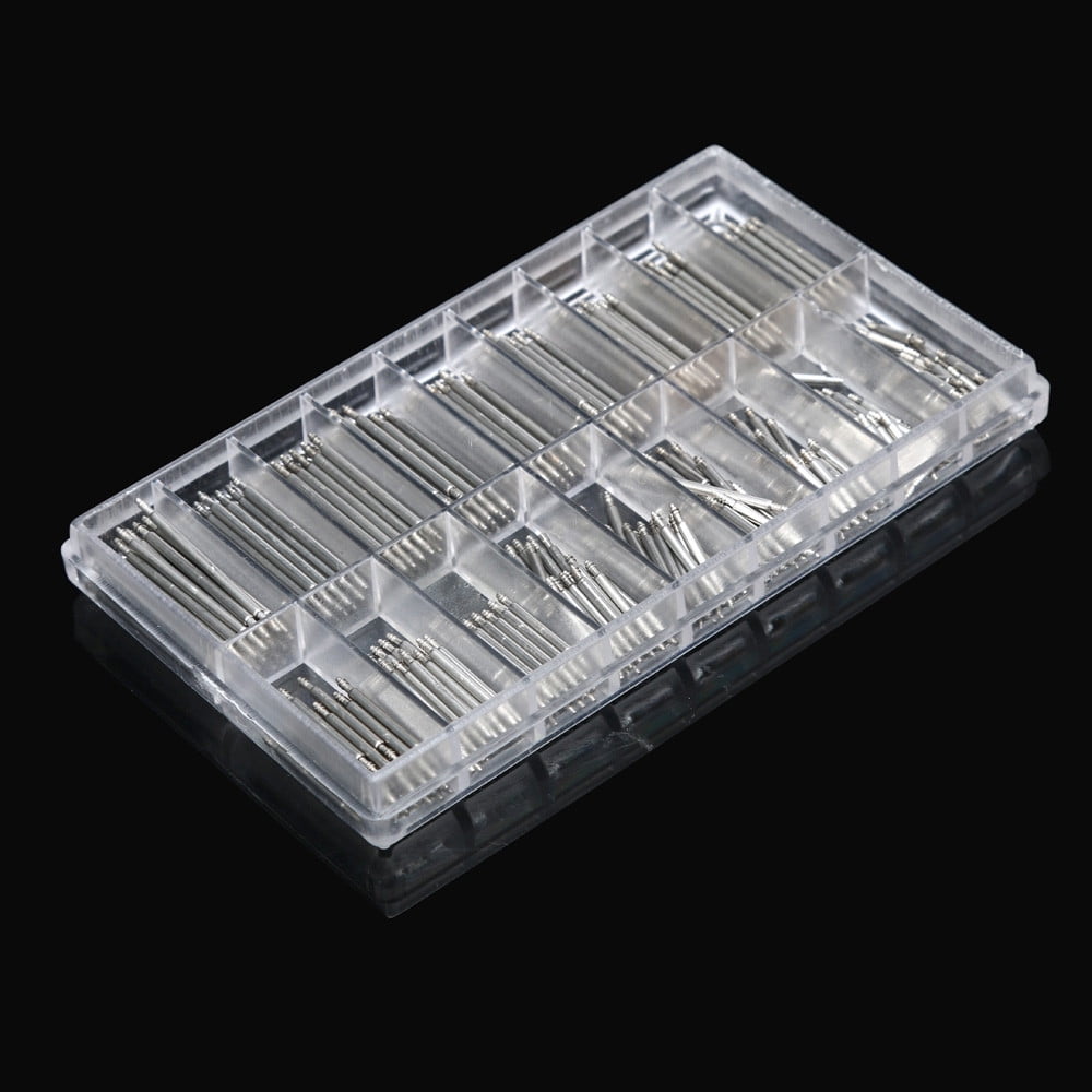 Qiopertar 180pcs Stainless Steel Watch Spring Bars Kit, 8-25mm Spring ...