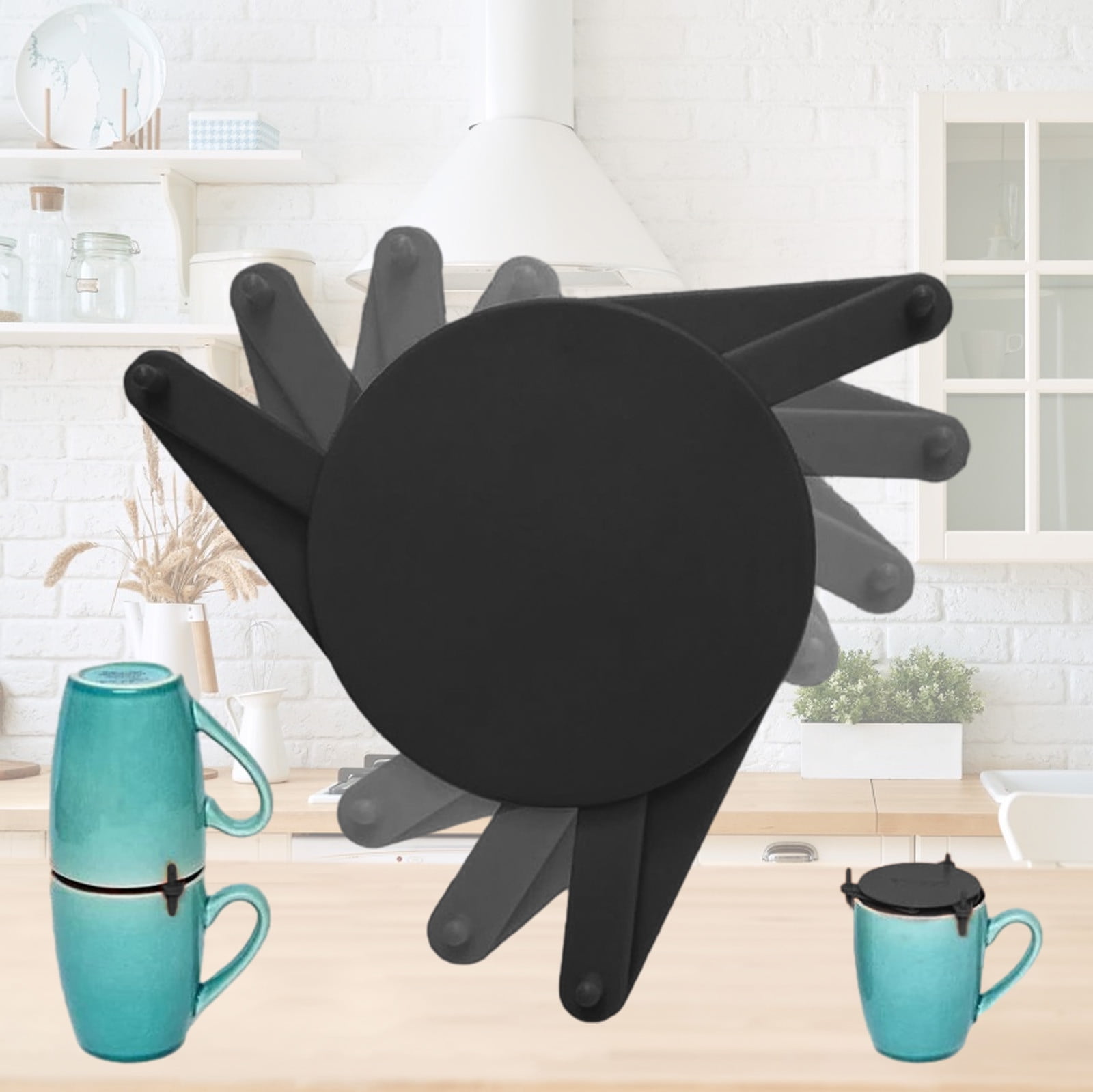 Qiopertar Clearance Coffee Cup Stacker-Coffee Cup Organizer And Storage ...