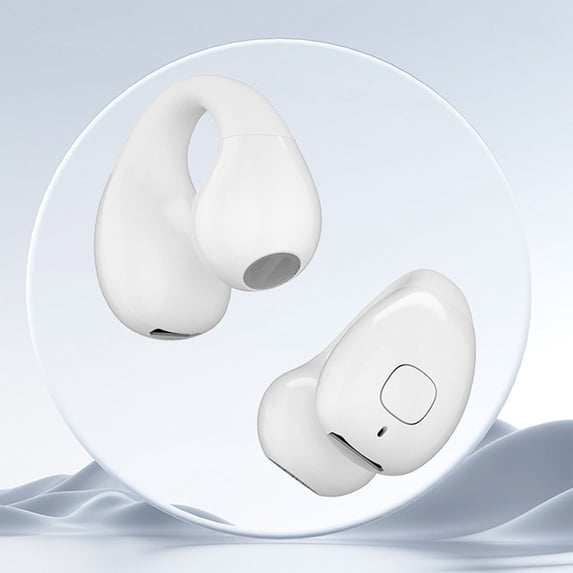 Qiopertar Clip On Bluetooth Earpieces, Non In Ear Wireless Headphones ...
