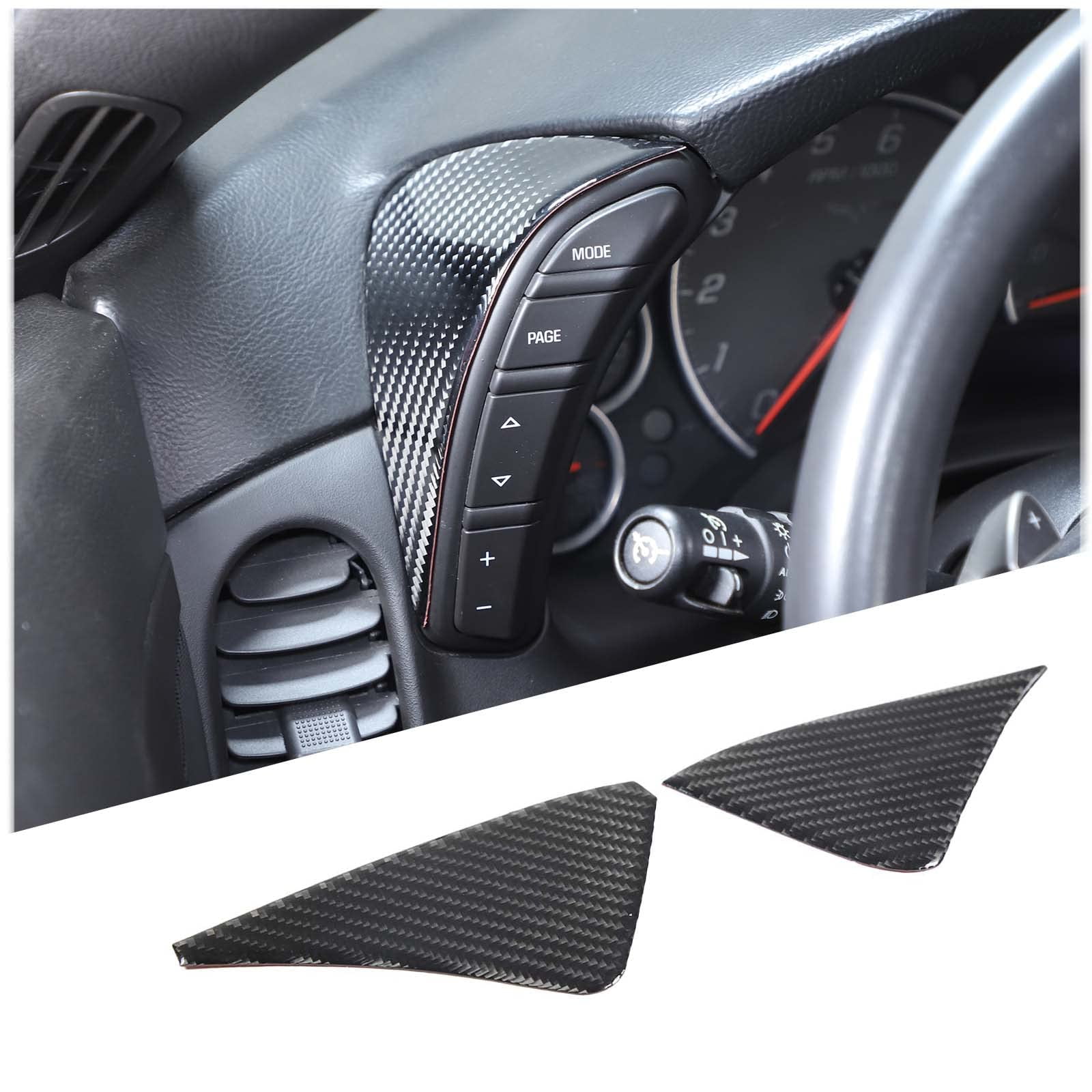 Qiosreui Central Console Dashboard Panel Cover Trim Frame for C6 ...