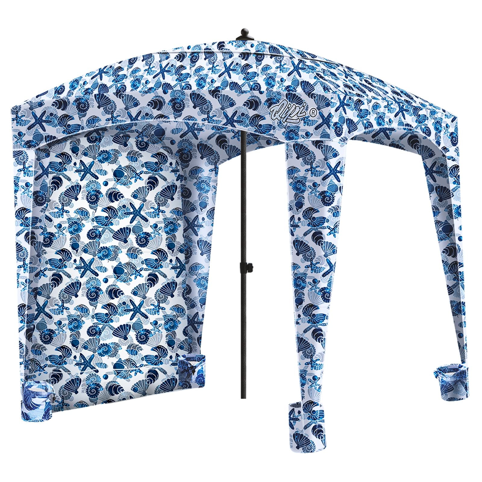 Qipi Beach Cabana - Easy to Set Up Canopy, Waterproof, Portable 6' x 6 ...