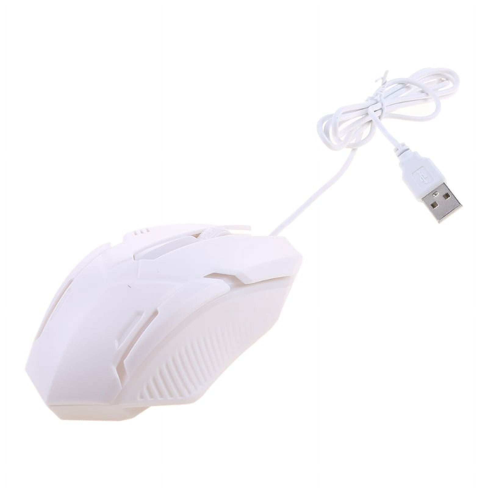 Qisuw 1000 DPI Ergonomic Game USB Computer Wired Mice for Desktop ...