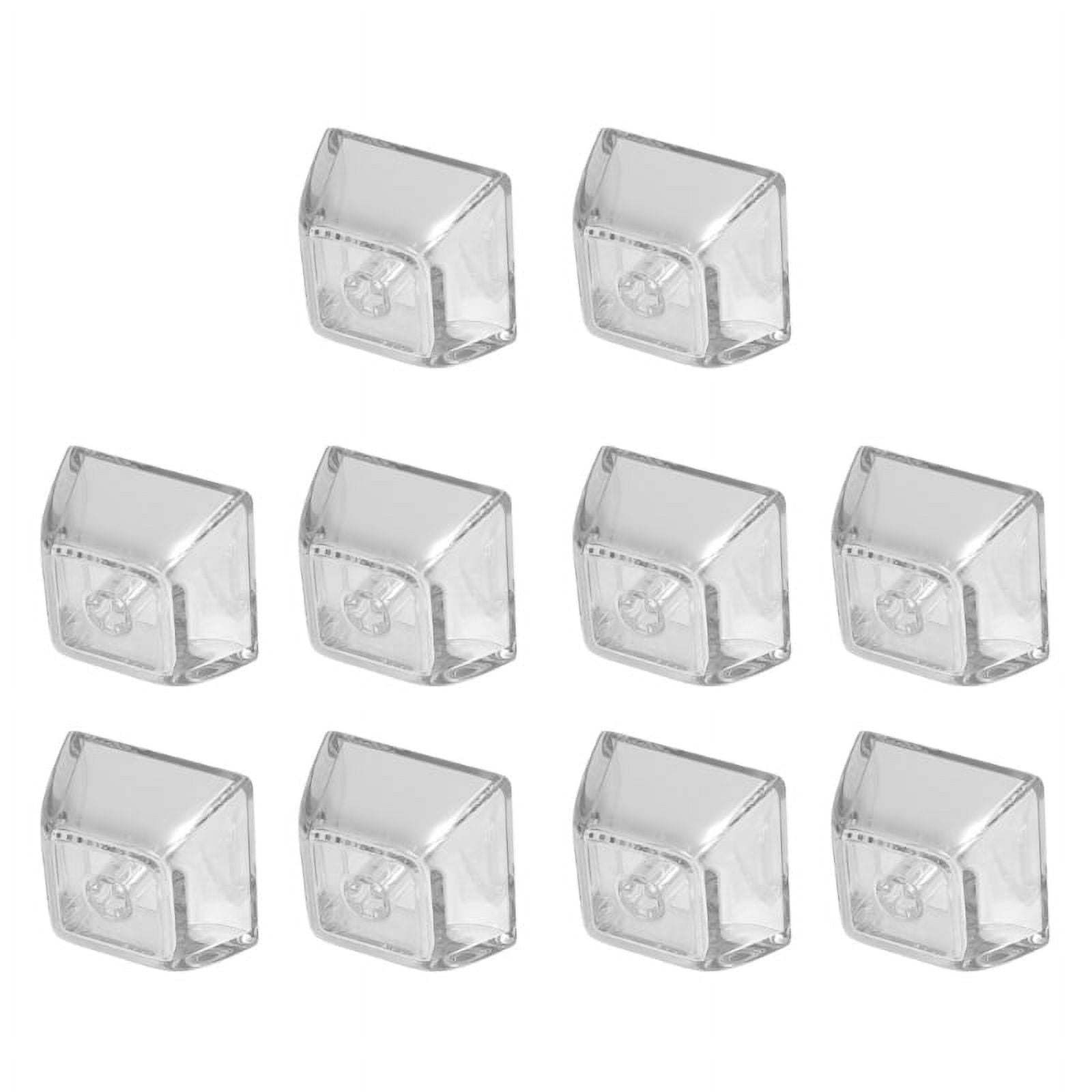 Qisuw 10Pcs Transparent PC Keycaps *DA Height 1U 1* Mechanical keyboard ...