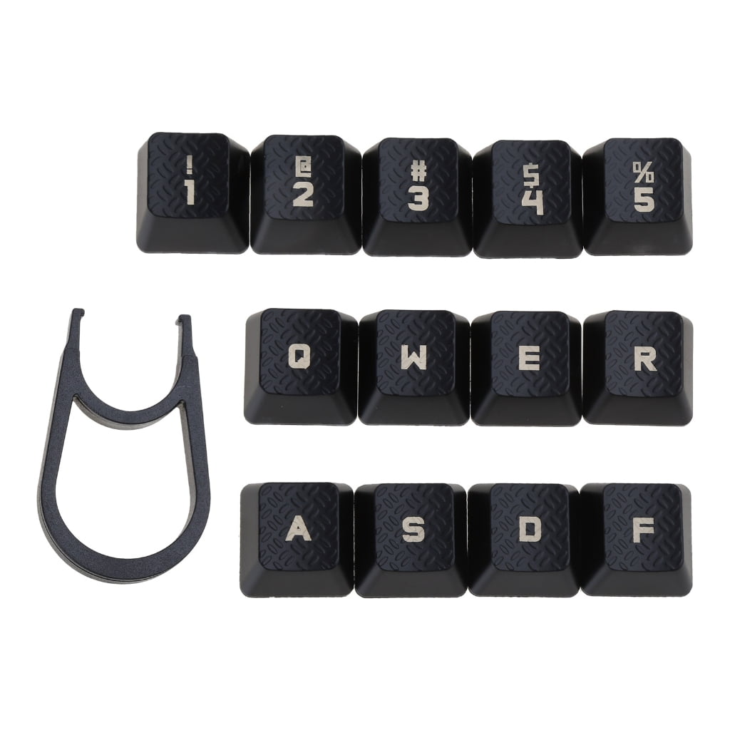 Qisuw 13Pcs Backlit Keycap Anti-Slip for Romer-G Switch G910 G810 G413 ...