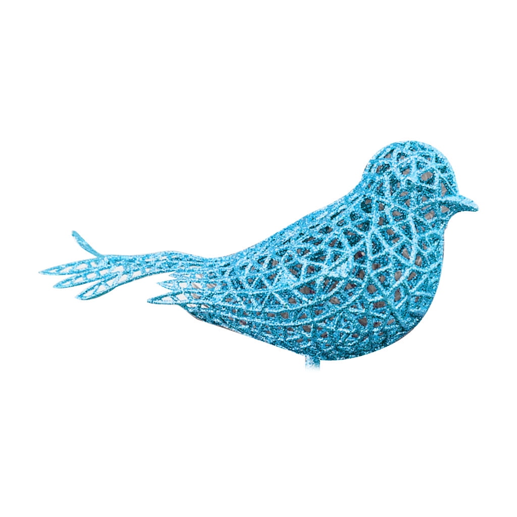 Qisuw 16cm Artificial Bird with Clip Christmas Tree Decorations Lovely ...