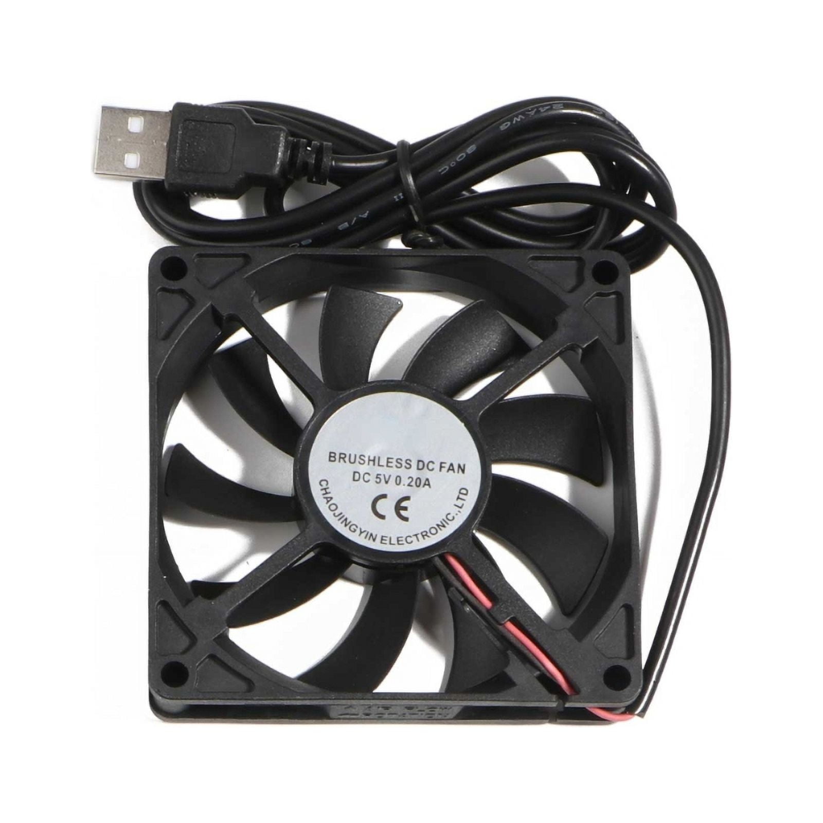 Qisuw 1Pack 80mm USB Fan 5V Brushless DC Cooling Fans for PC Computer ...