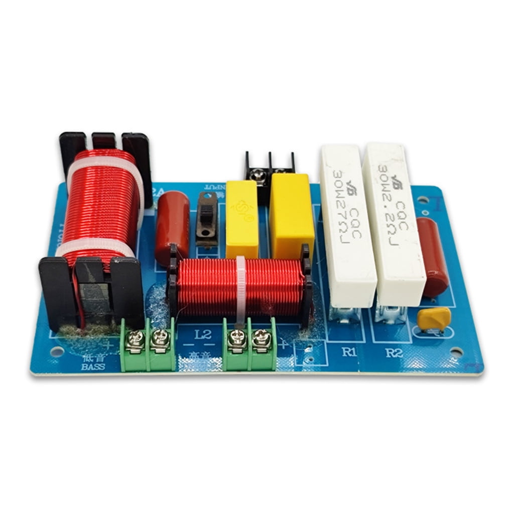 Qisuw 2 Way Audio Speaker Frequency Divider Module Treble Bass Hi-Fi ...