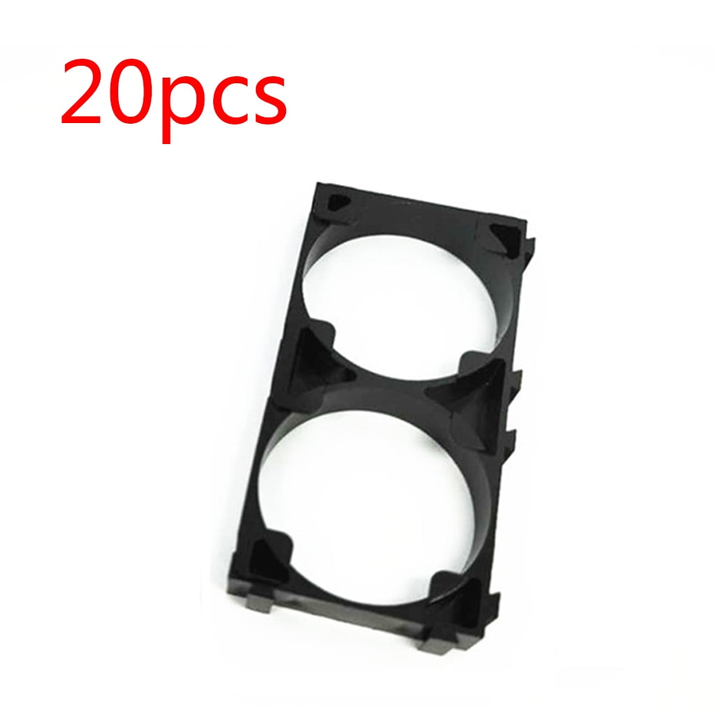 Qisuw 20 Pieces 32650 Battery Holder Bracket Cell Safety Plastic ...