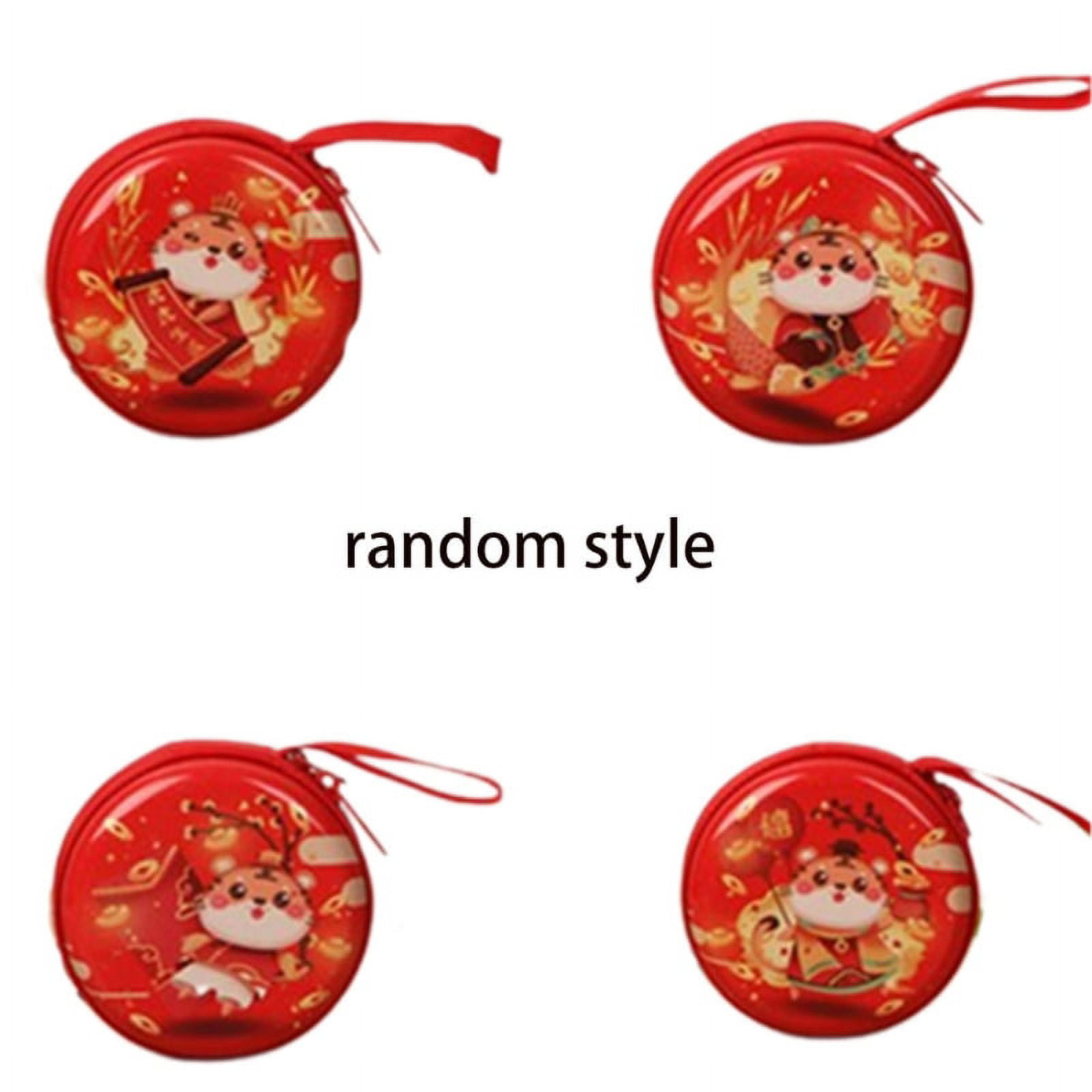 Qisuw 2022 Chinese Tiger Year Tinplate Storage Box Cartoon Tigers ...