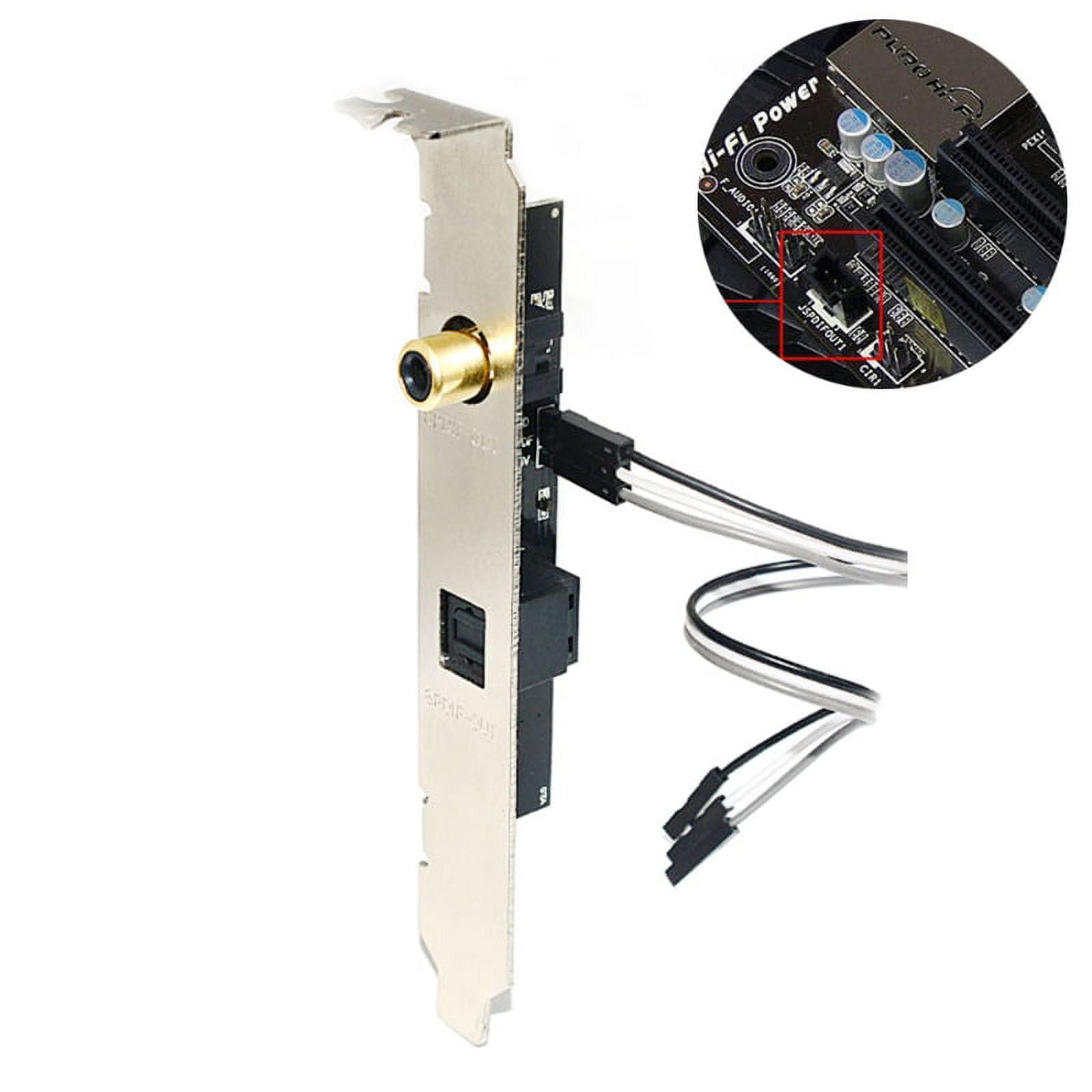 Qisuw 24Bit 192KHz SPDIF Daughter Card Optical Fiber Coaxial Digital ...