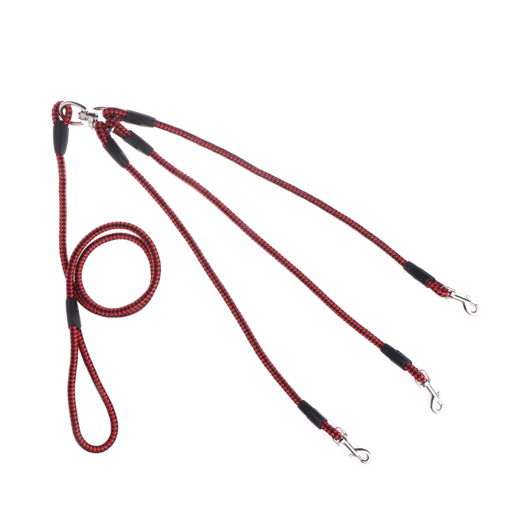 Qisuw 3 in 1 Dog Leashes with Nylon Handle Long Nylon Rope Lead ...