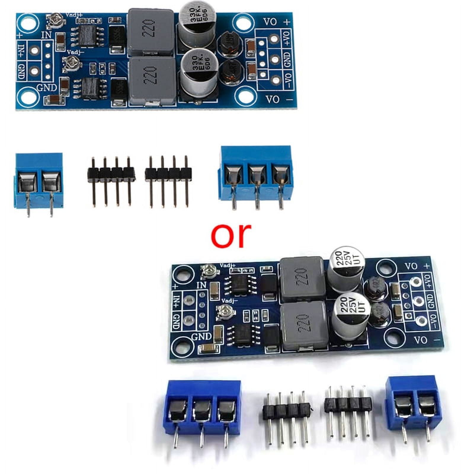Qisuw 30W DC-DC Step Down Dual Power Supply Module Adjustable Voltage ...