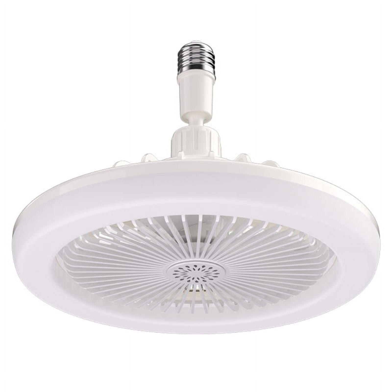 Qisuw 30W LED Ceiling Fan Light E27 Multifunction Three Working Modes ...