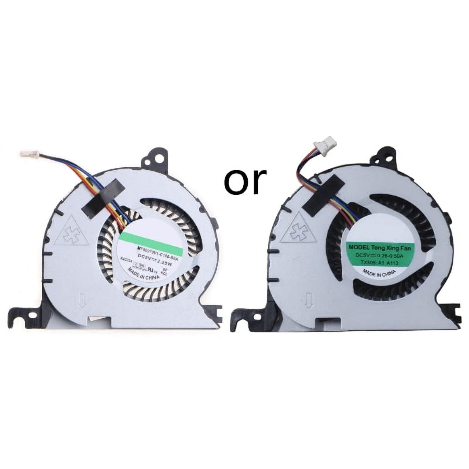 Qisuw 4pin 0.4A 5V for DC Notebook CPU Cooling Fans CPU Cooler for Dell ...