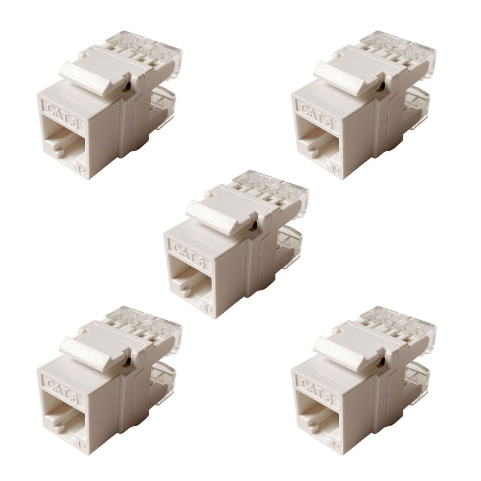 Qisuw 5Pcs CAT6 Network Module Information Socket RJ45 8P8C Connector ...