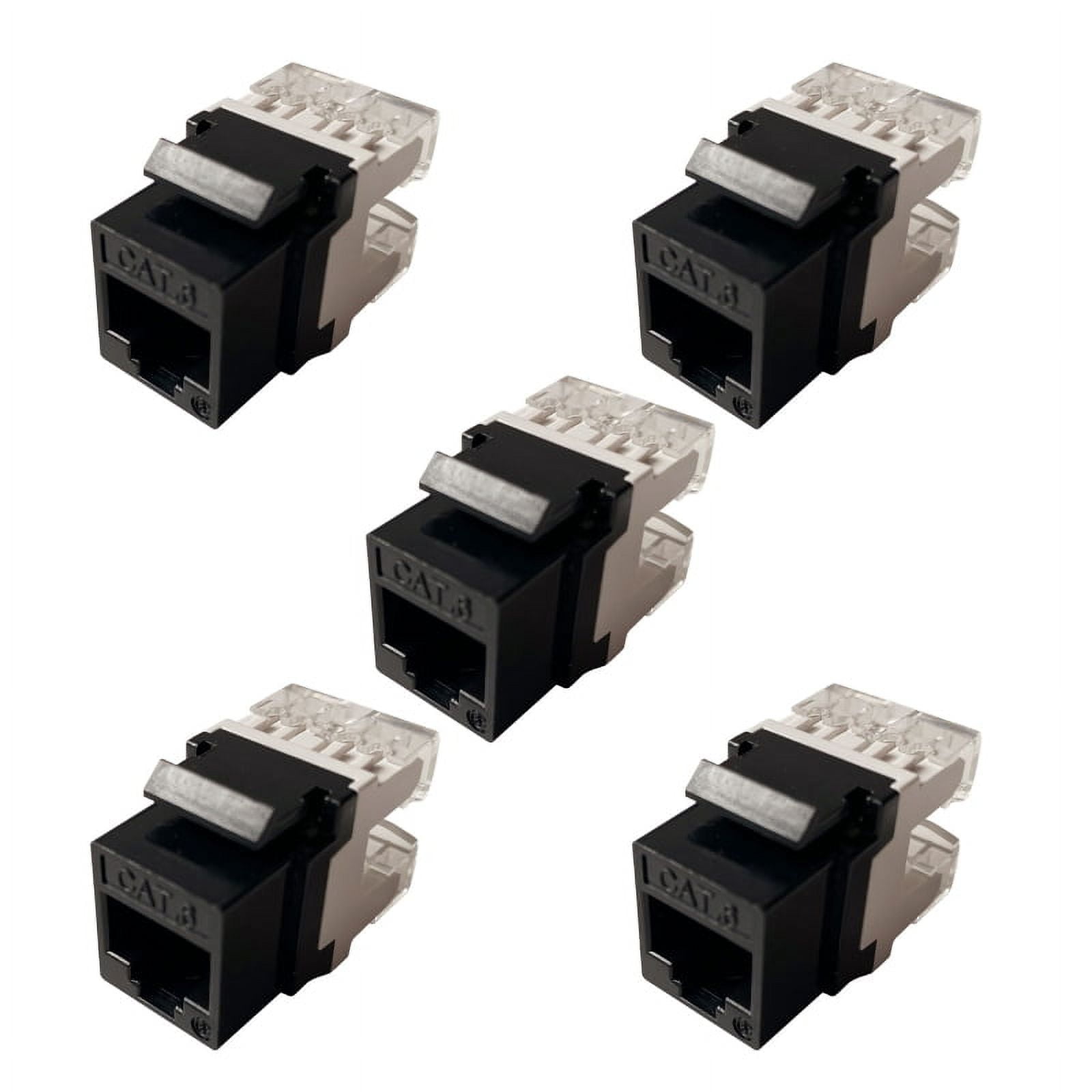 Qisuw 5Pcs CAT6 Network Module Information Socket RJ45 8P8C Connector ...