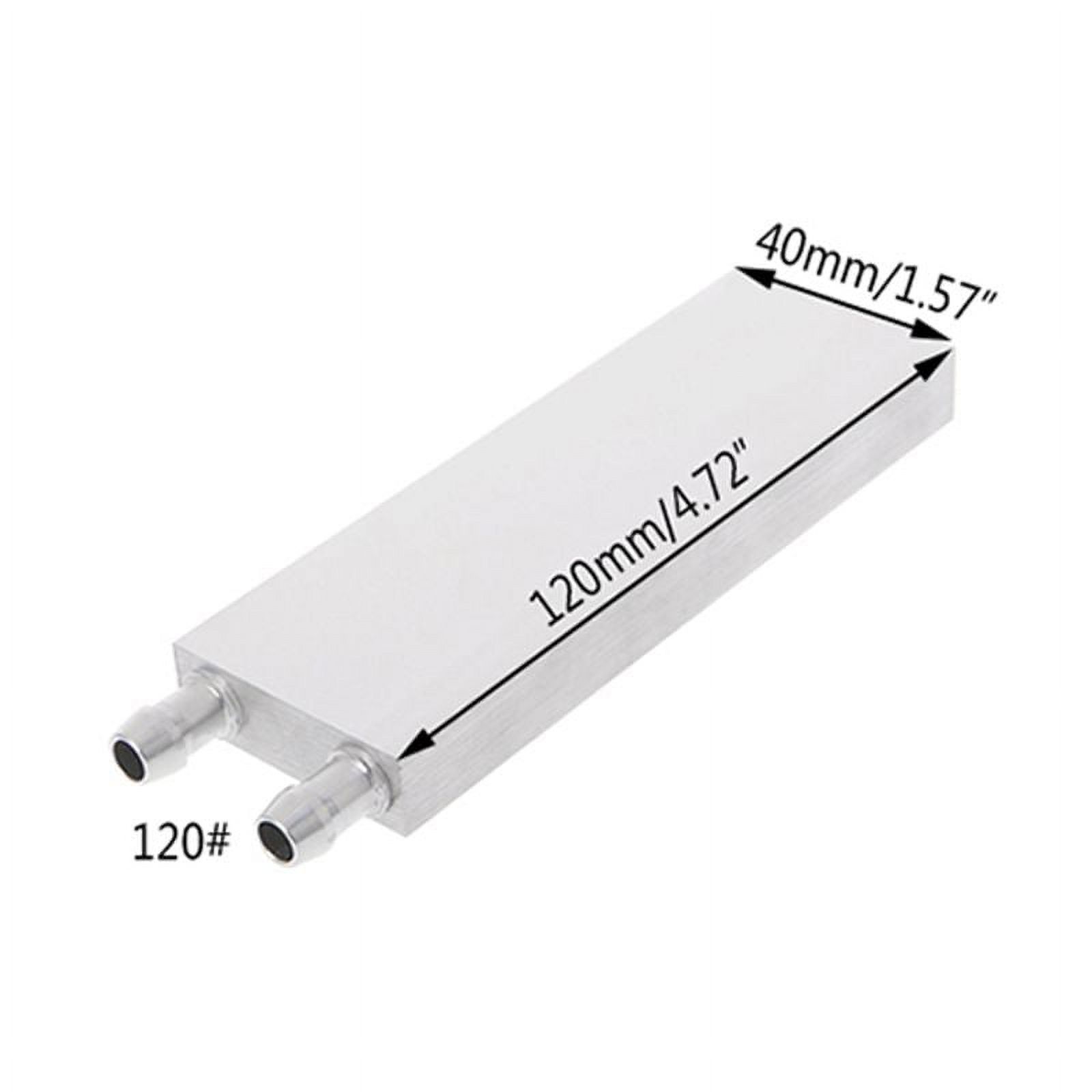 Qisuw Aluminum Water Cooling Block Heat Sink for PC Computer CPU ...