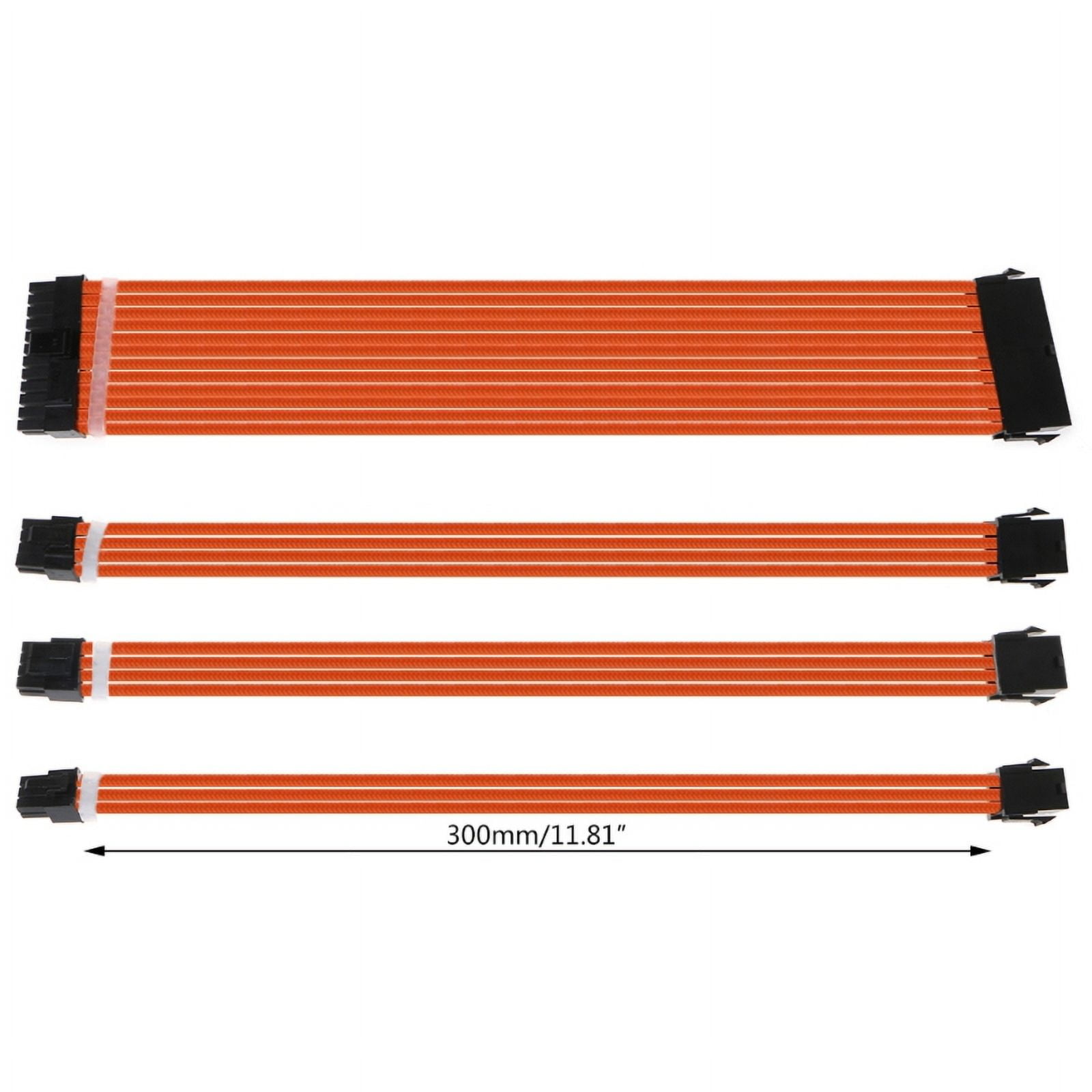 Qisuw Cable E*tension kit Sleeved Line 30cm/40cm Wire Power Supply ...