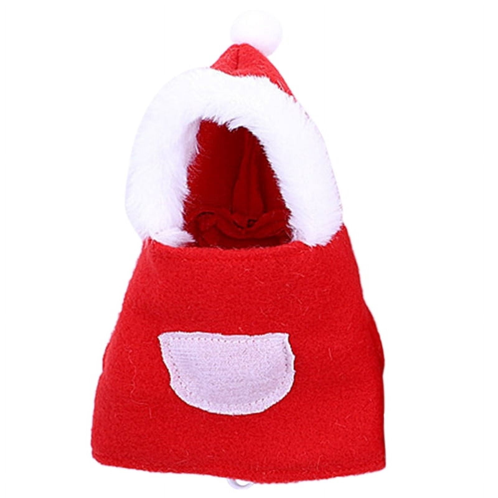Qisuw Christmas Bird Clothes Funny Winter Warm Birds Costume for ...