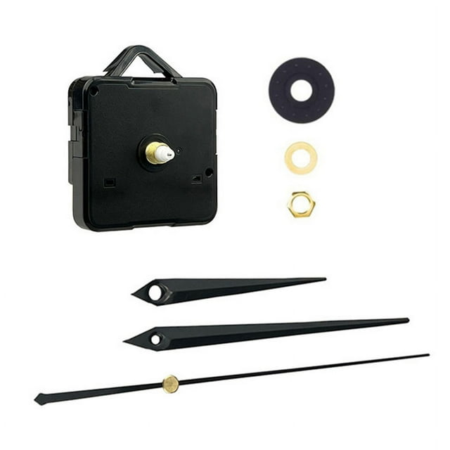 Qisuw Clock Mechanism Battery Powered Long Shaft Clock Movement ...