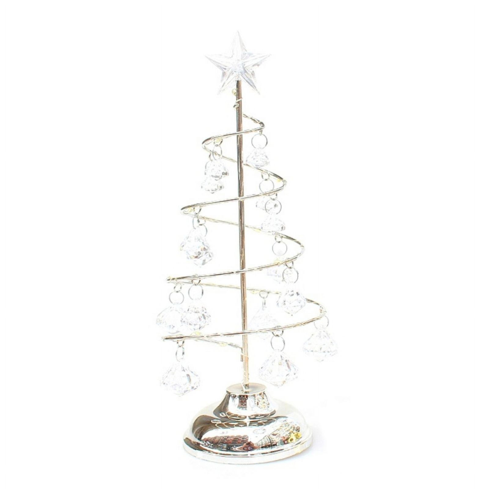 Qisuw Crystal Christmas Tree LED Lights Indoor Decoration for Living ...