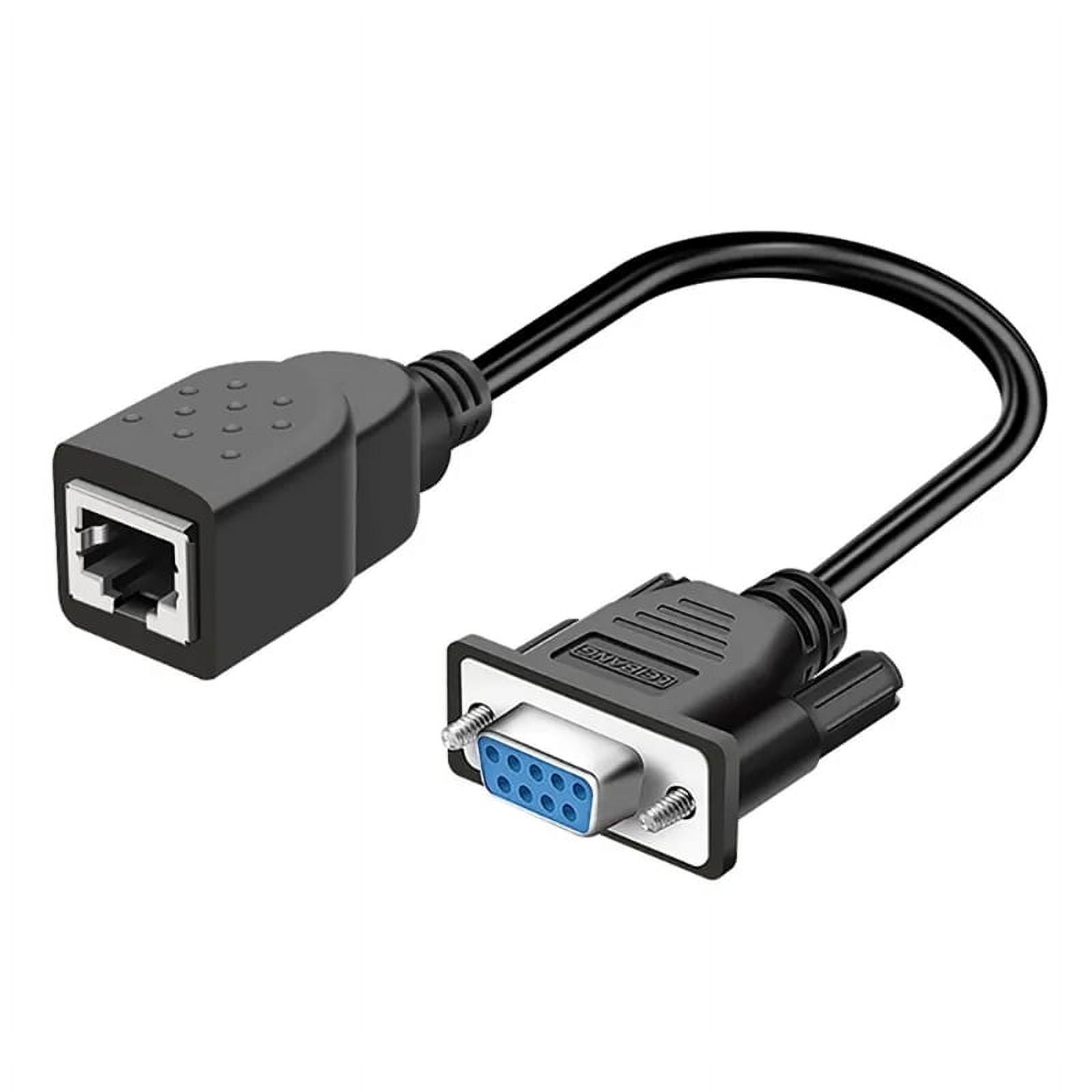 Qisuw DB9 to RJ45 Converter Cable for Seamless Protocol Conversion DB9 ...