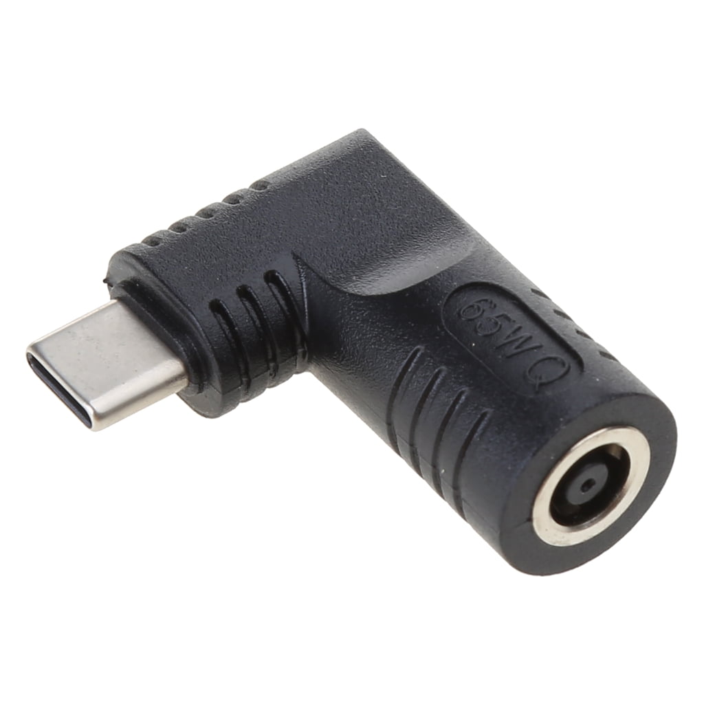 Qisuw DC12V-20.5V Type-C Power Jack Type-C Male to DC Female Power ...