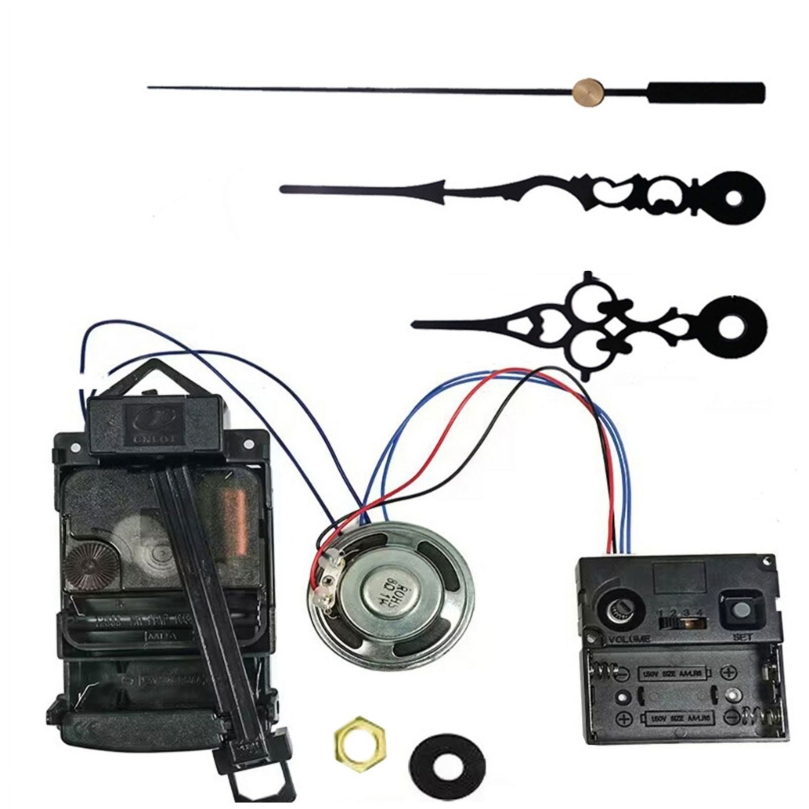 Qisuw DIY Clock Replacement Part Quartz Pendulum Clock Movement Battery ...