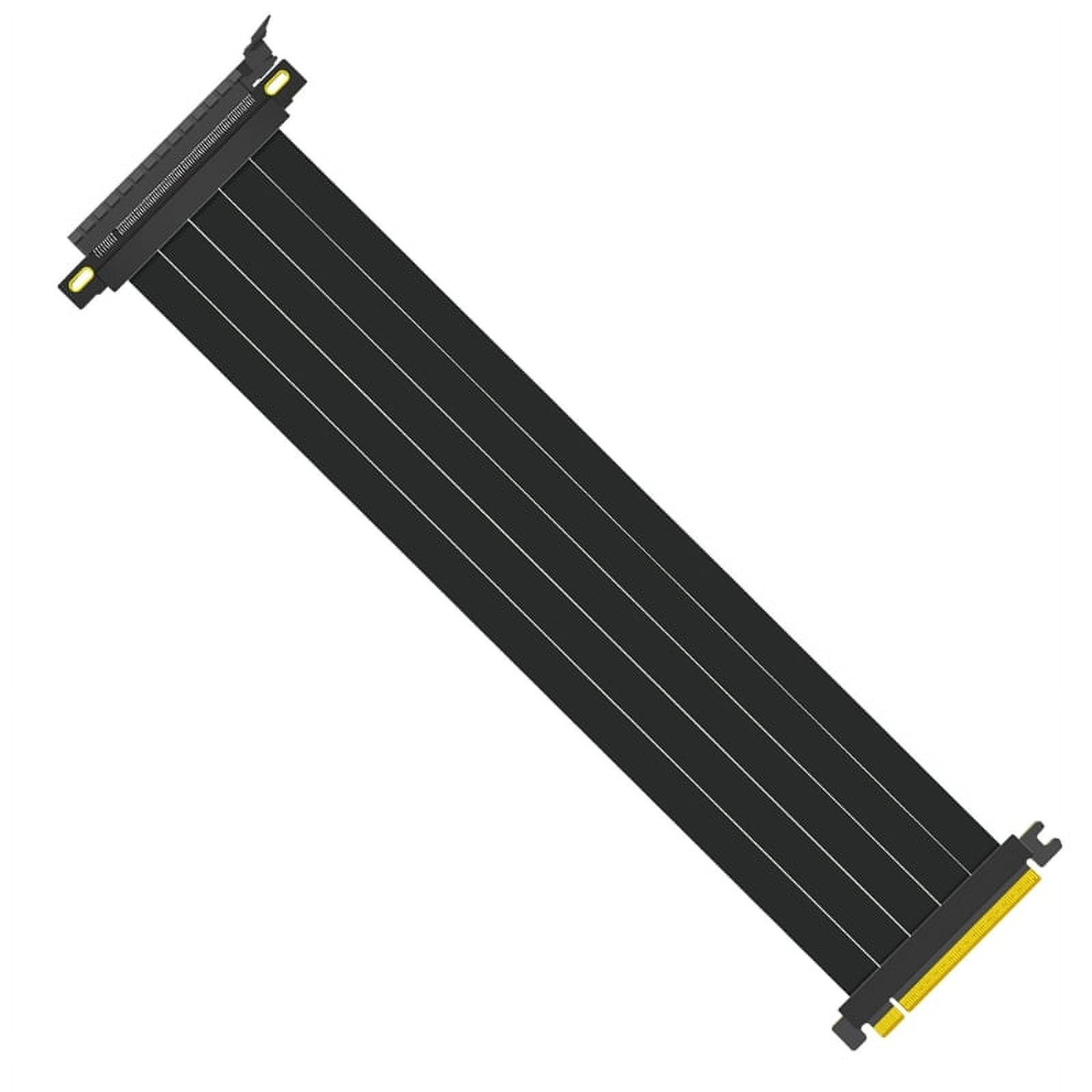 Qisuw GPU Vertical Full Speed PCIE 4.0 *16 Riser Cable Graphics Card E ...