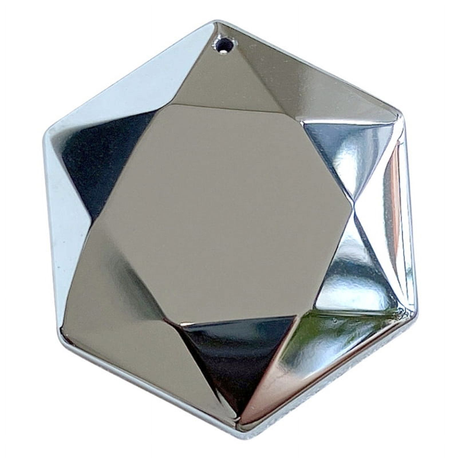 Qisuw Hexagonal Star Terahertz Energy Necklace Handmade Vintage Stone ...