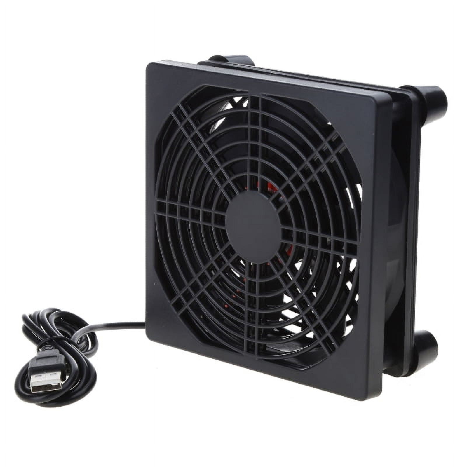 Qisuw High Airflow Cooling Fan for Router Modem Receiver TV Box 5V USB ...