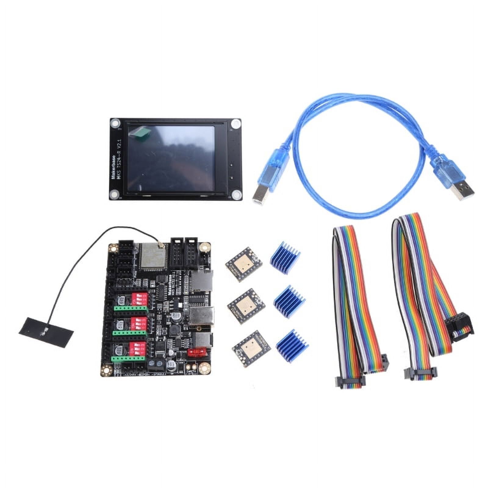 Qisuw MKS- DLC 32 Mainboard CNC GRBL Offline Control TS24-R WIFI GRBL ESP32-Wroom-32U - Walmart.com