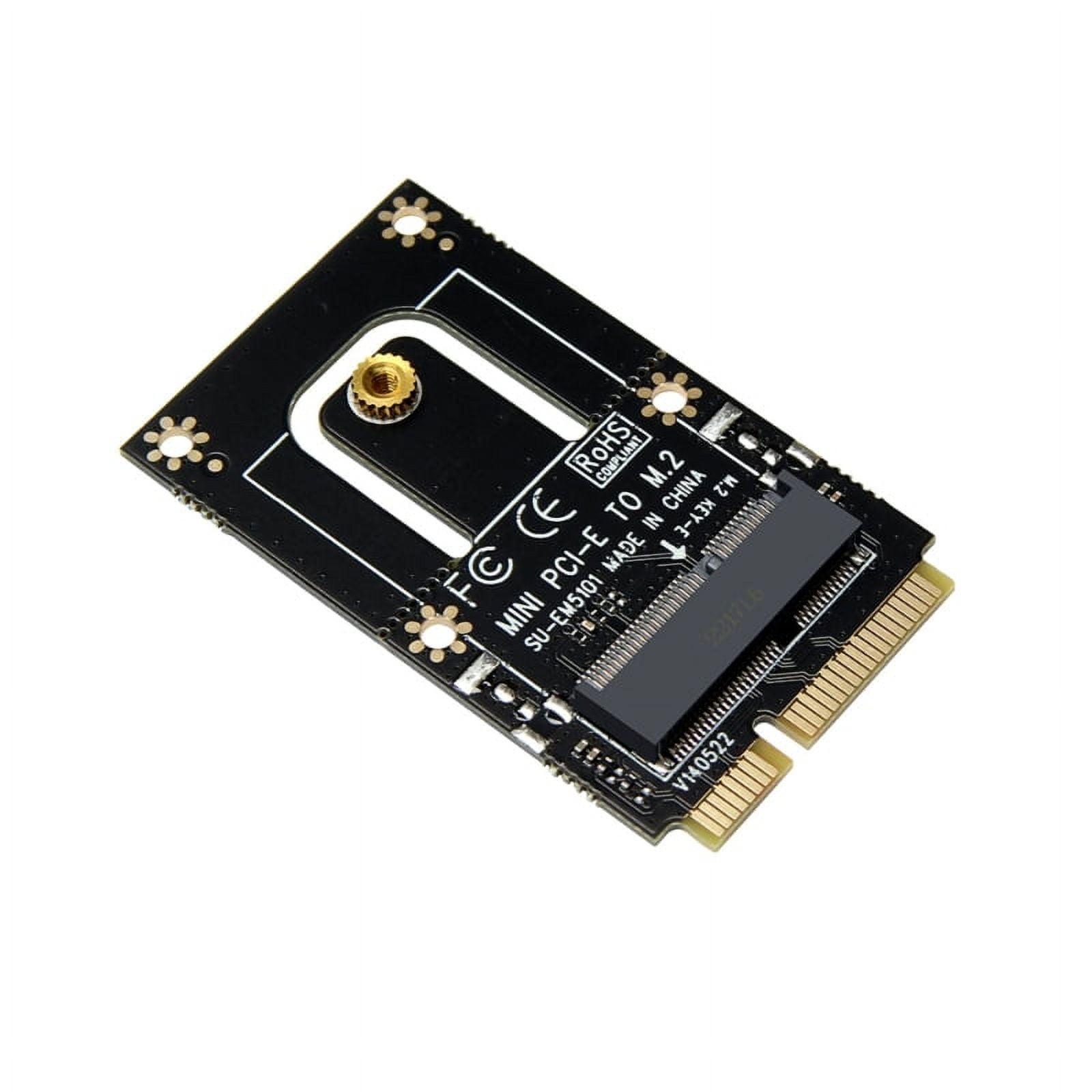 Qisuw NGFF Key E to Mini PCI-E Adapter Converter E*pansion Card M2 Key ...