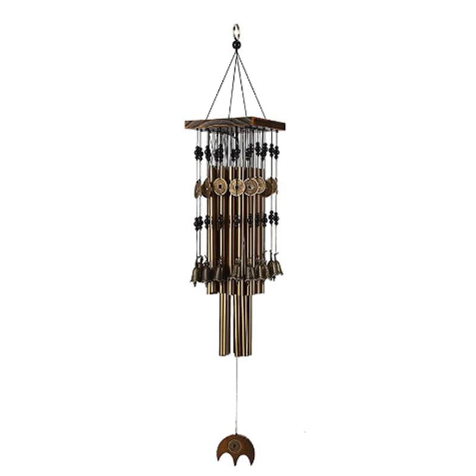 Qisuw Outdoor Metal Tube Wind Chime with Copper Bell IndoorLarge ...
