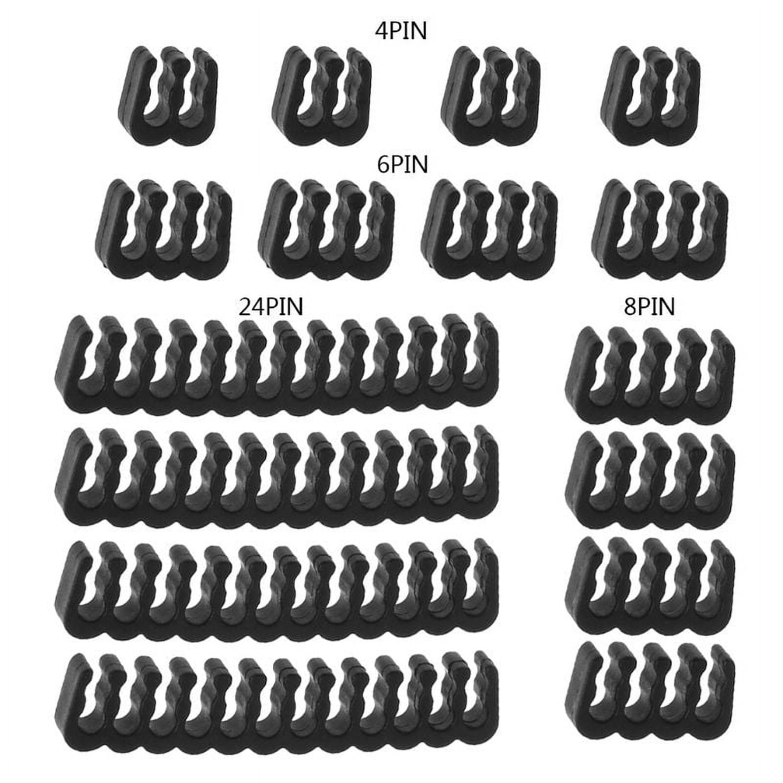 Qisuw PC Power Cable Combs Clamp 4/6/8/24 Pin Cables Manager for GPU ...