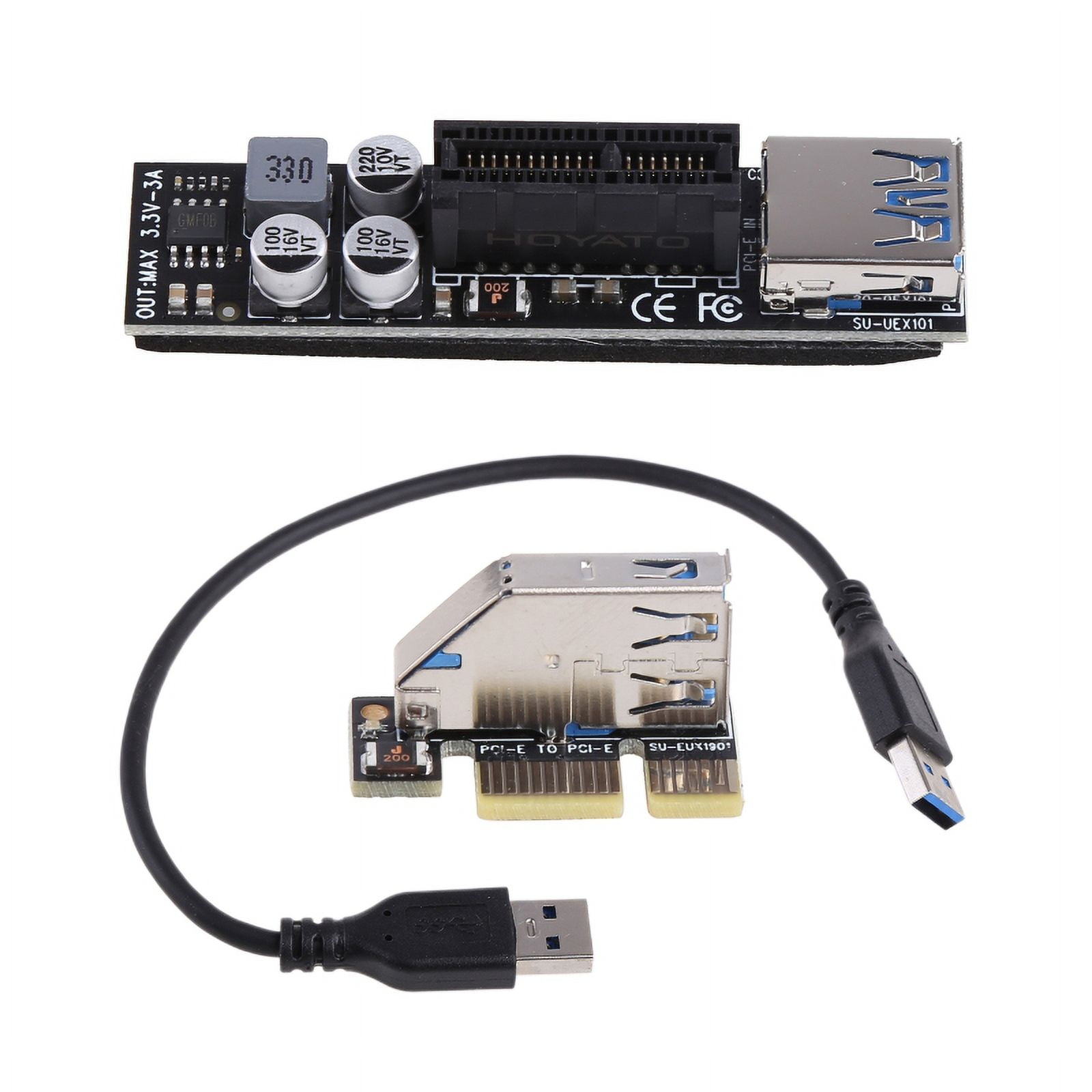 Qisuw PCIE PCI-E PCI for E*press *1 To PCIE *1 Riser Card High ...