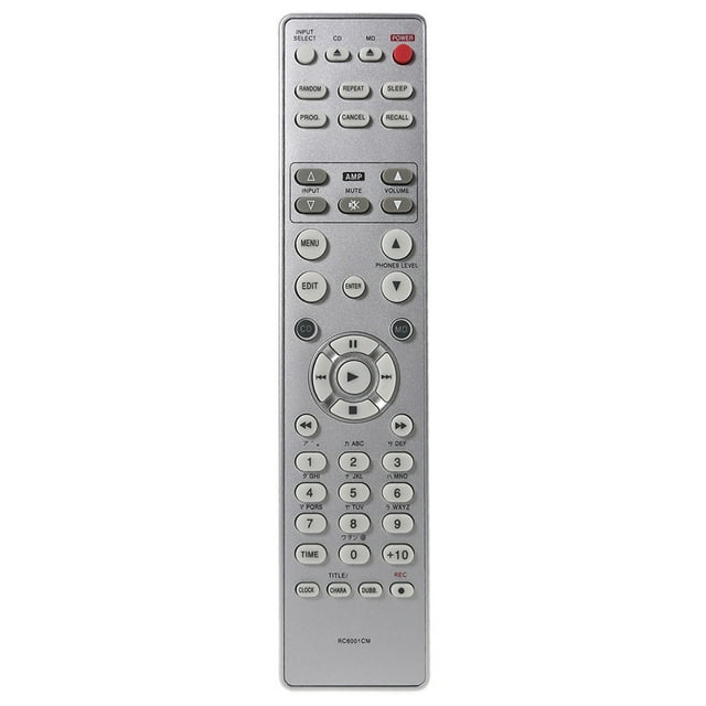 Qisuw RC6001CM MD CD Player Remote Control New for MARANTZ, CD19, CD50 ...